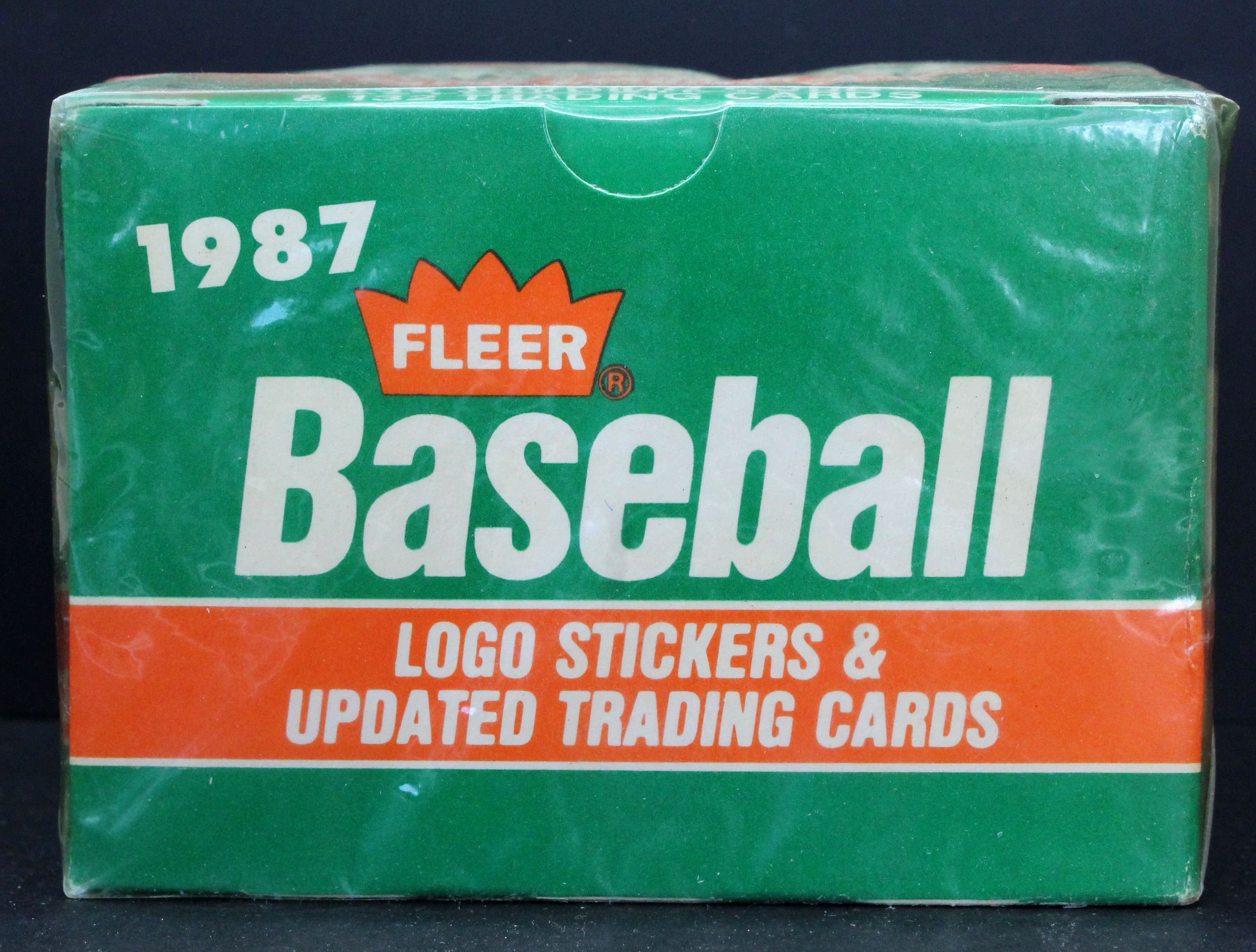 1987 Fleer Baseball Logo Stickers (22) & Trading Cards (132) Unopened ...