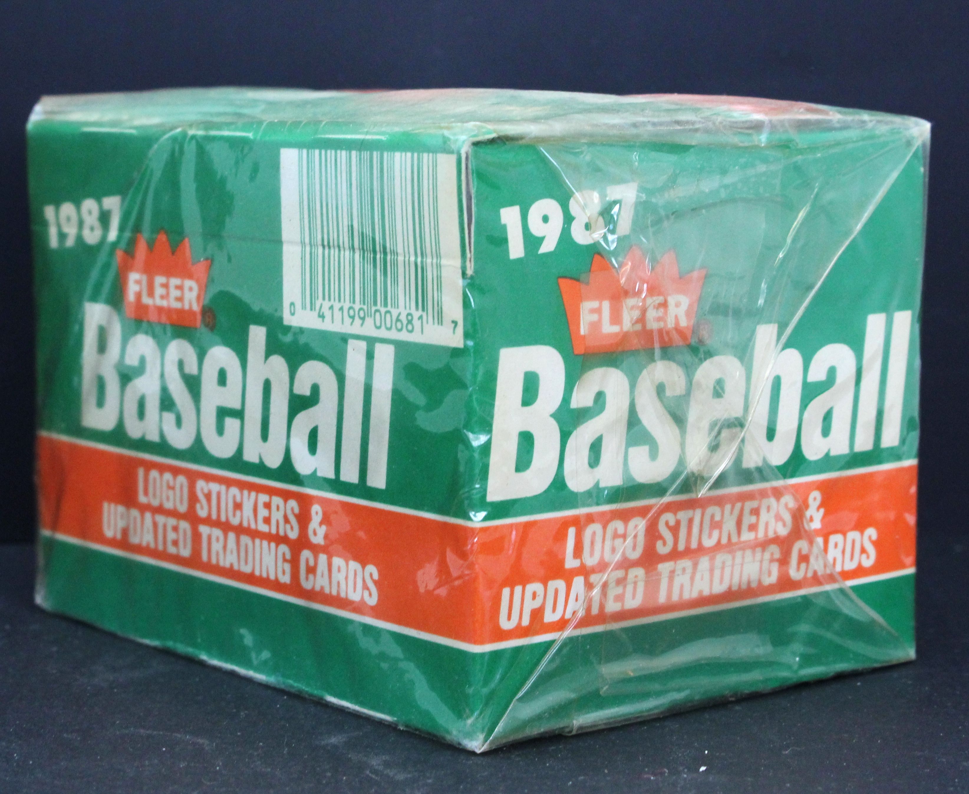1987 Fleer Baseball Logo Stickers (22) & Trading Cards (132) Unopened ...