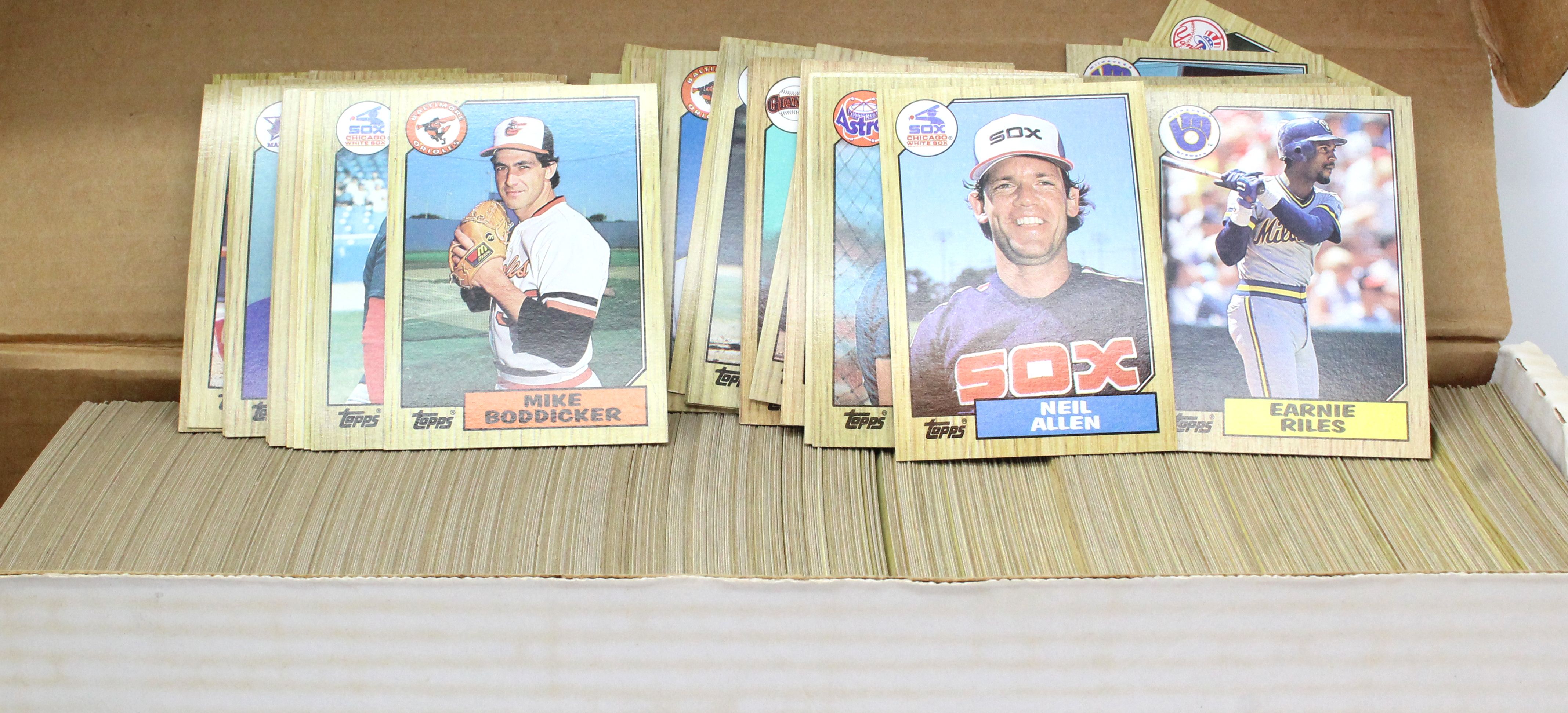 1987 Topps Baseball Card Set (incomplete) | Property Room