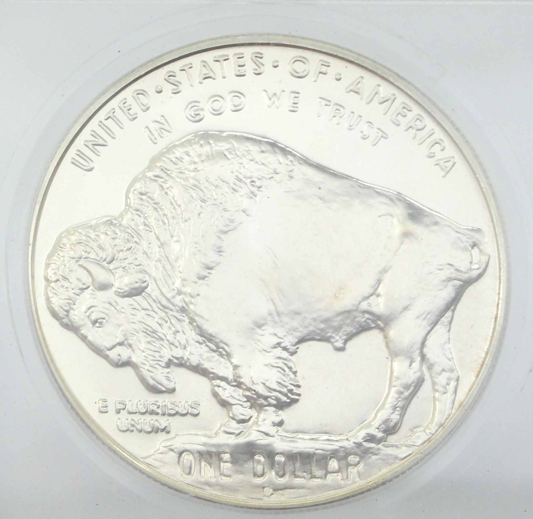 2001-D American Buffalo Comm. Silver Dollar ICG MS69 | Property Room