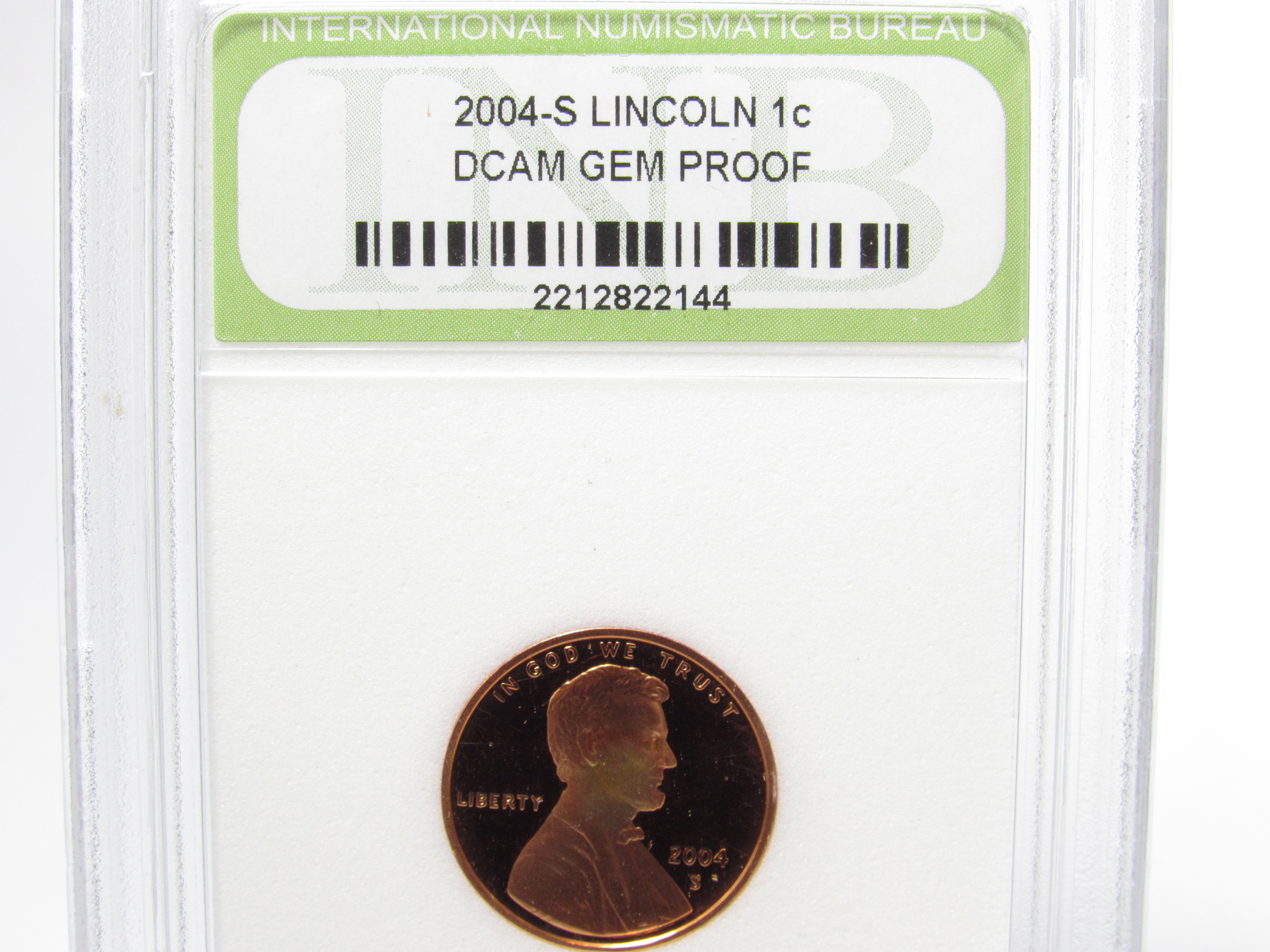 2004-S Lincoln Cent Log Issue INB BU (257) | Property Room