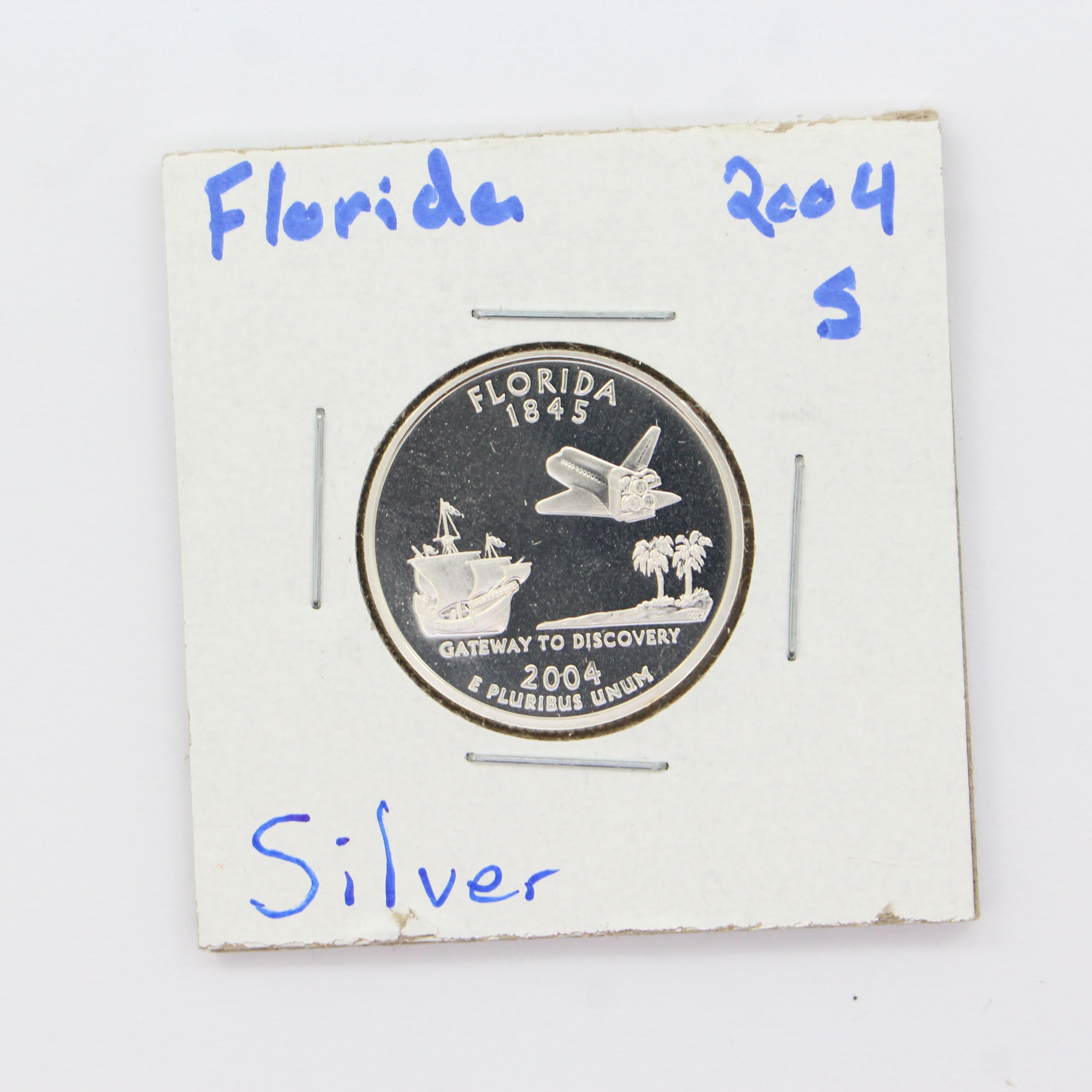 2004-S Silver Proof Florida State Quarter Dollar | Property Room