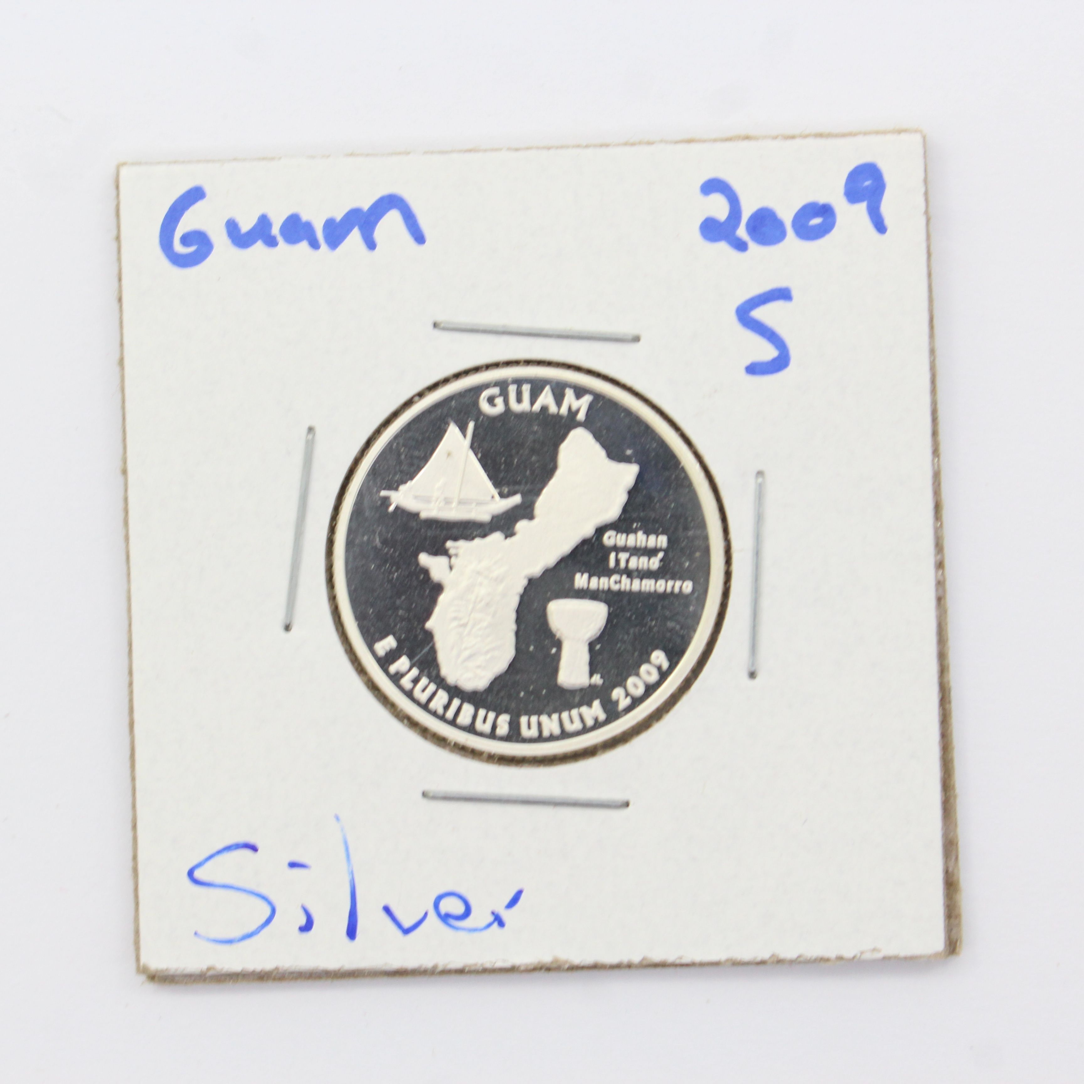 2009-S Guam Silver Proof Quarter Dollar | Property Room