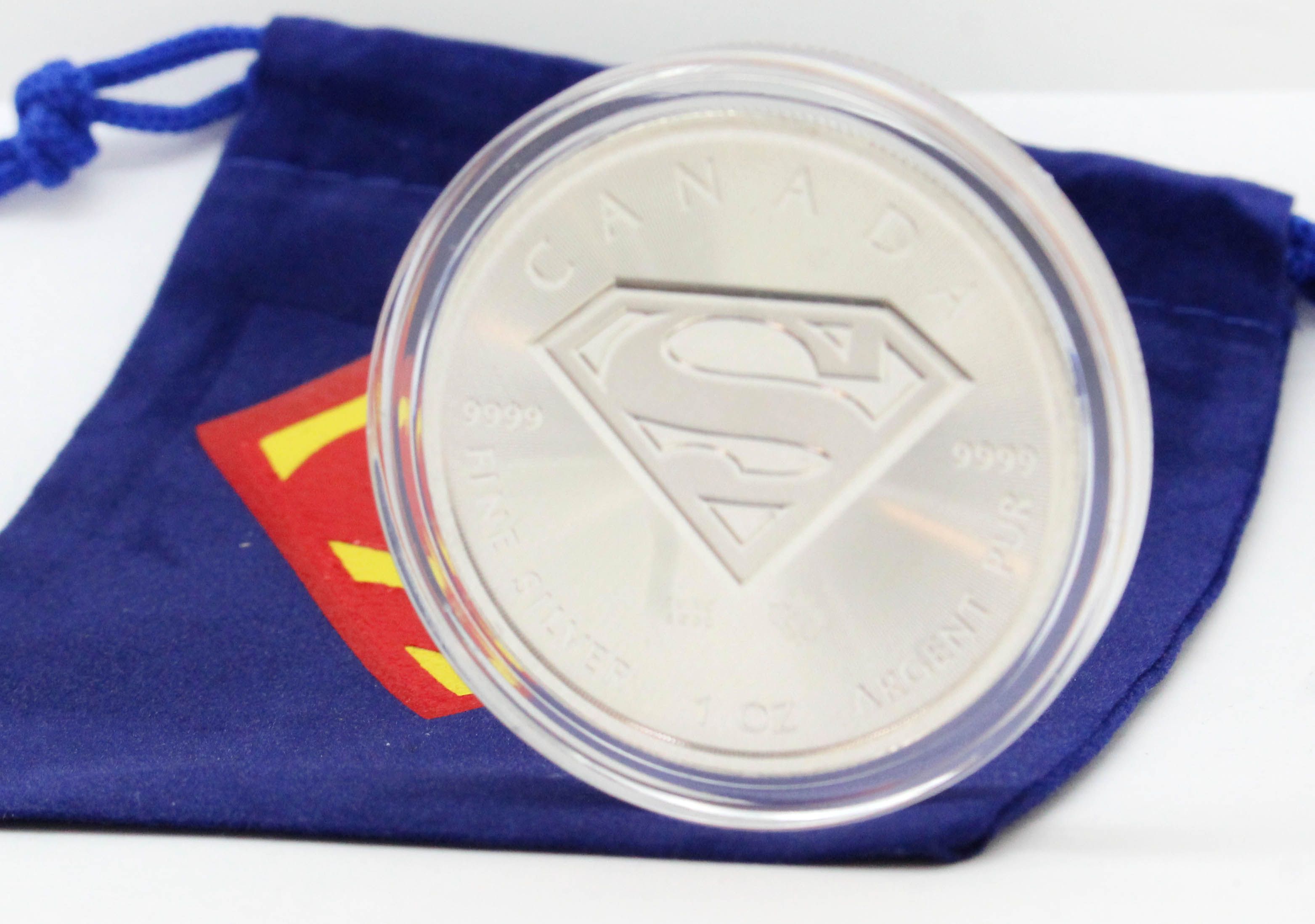 2016 Superman 1 oz. Canadian Silver 5 Dollar Coin | Property Room