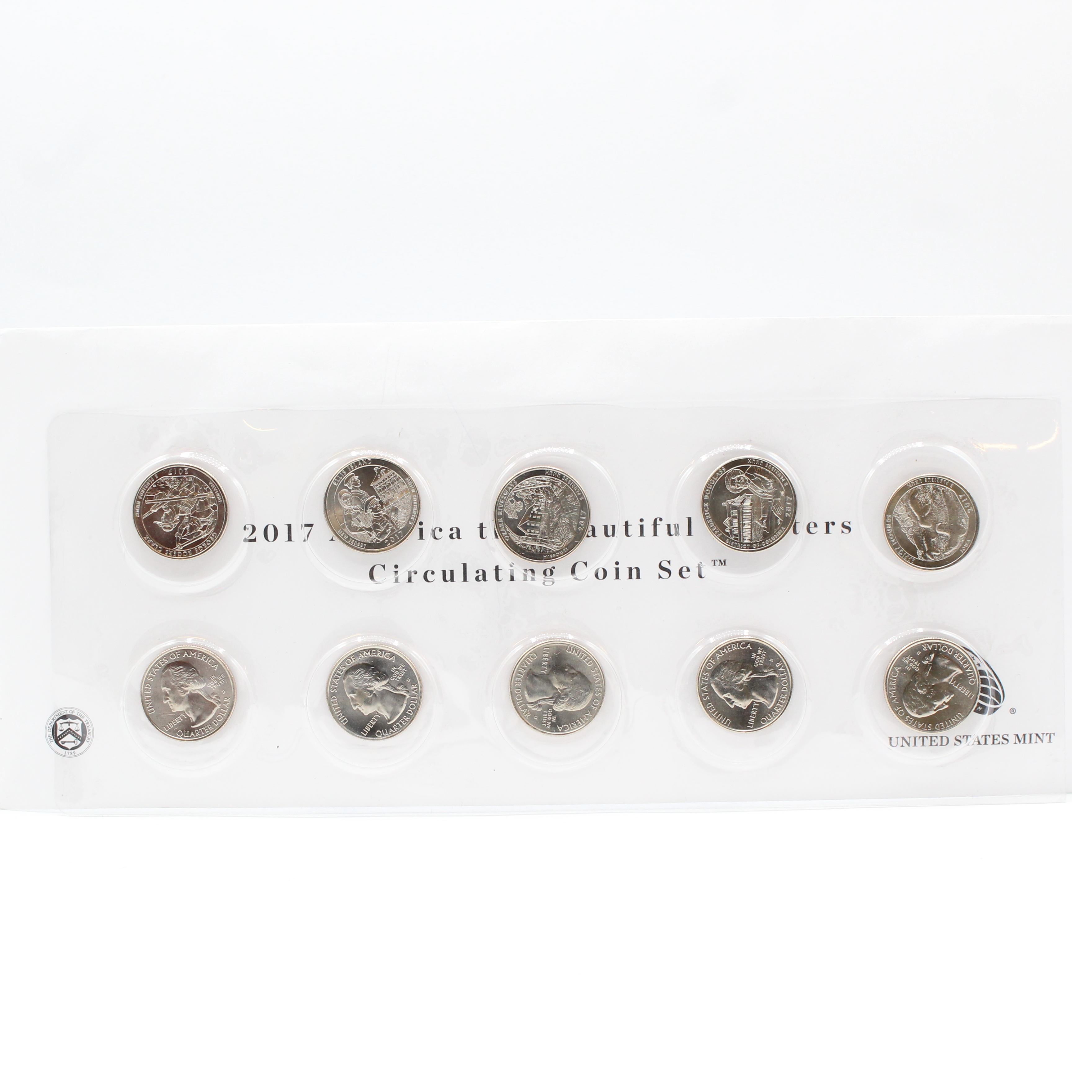 2017 America the Beautiful Quarters Circulating Coin Set | Property Room