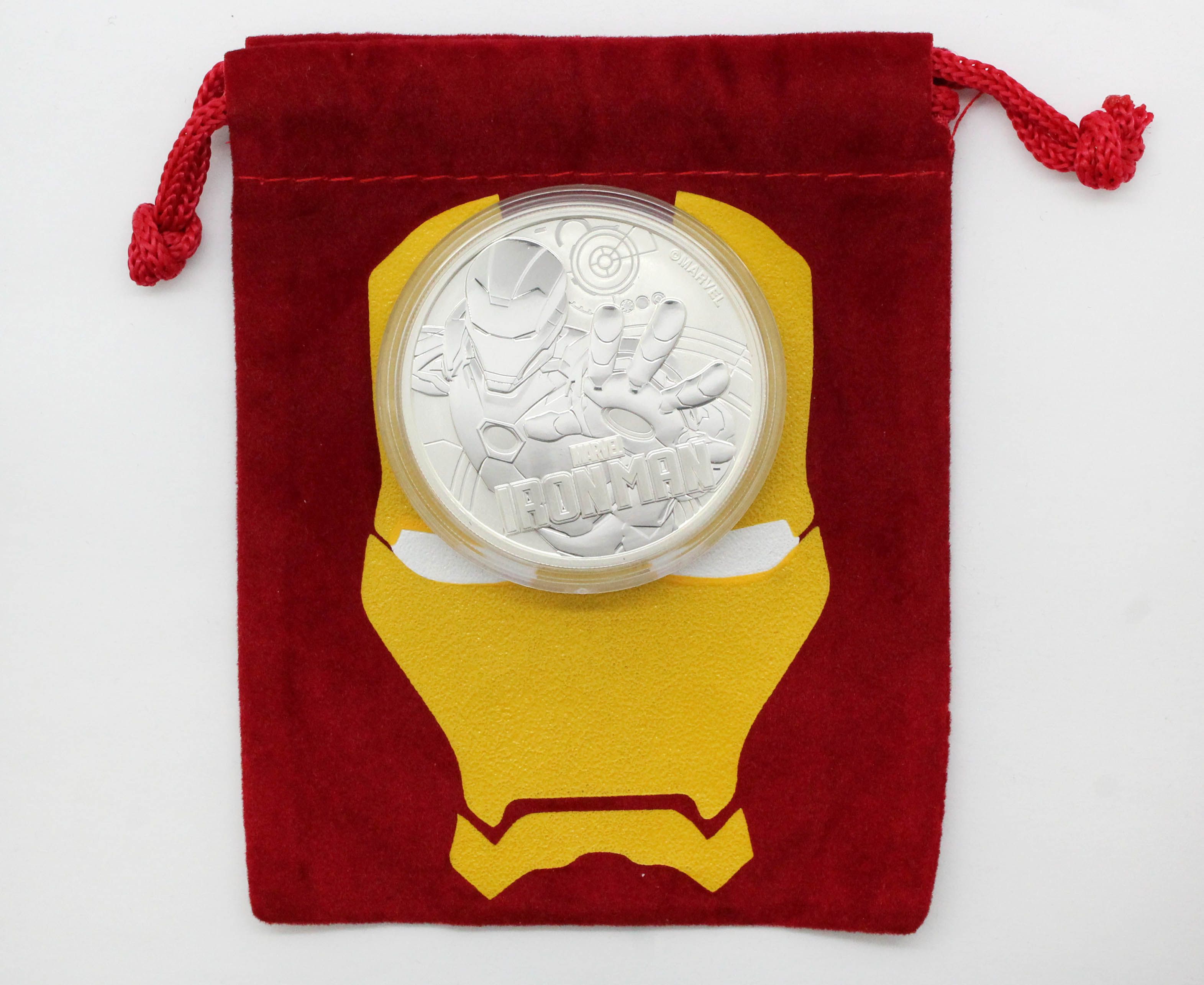 2018 Marvel Iron Man Tuvalu 1 oz. Silver Dollar Bu | Property Room