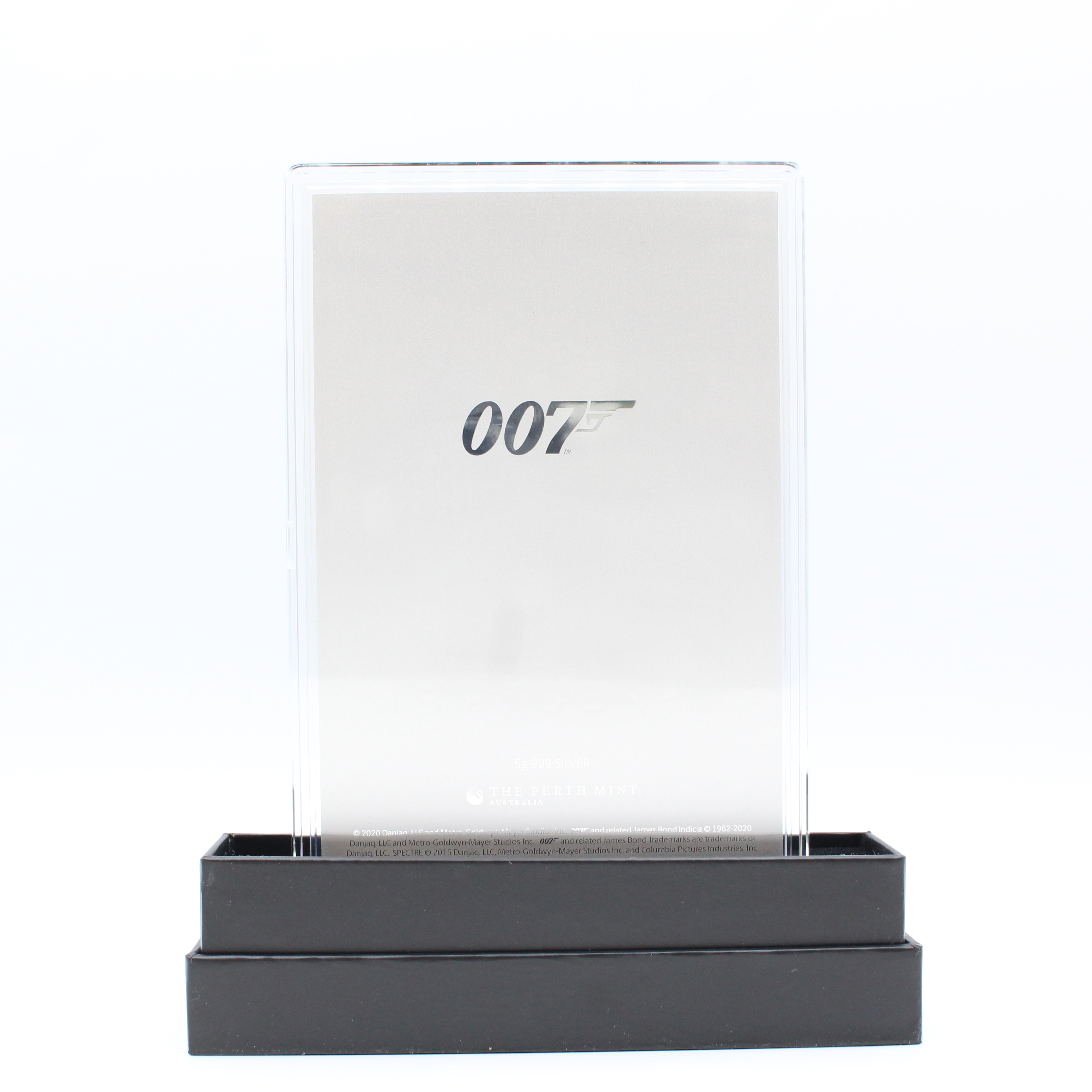 2020 5g 999 Silver Foil James Bond Spectre Poster with Stand & Box The ...