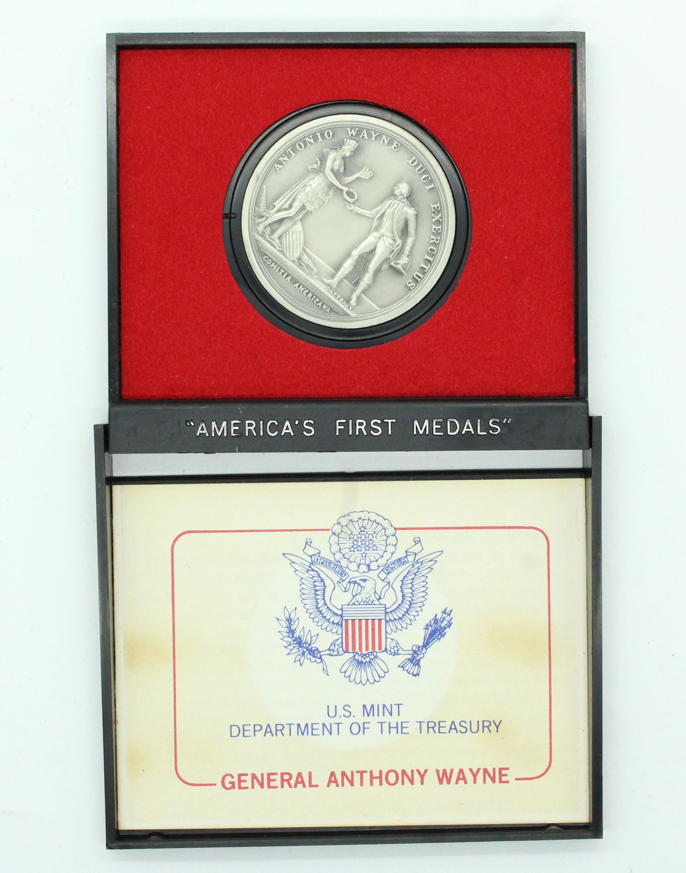 "America's First Medals" General Anthony Wayne Pewter Medal | Property Room