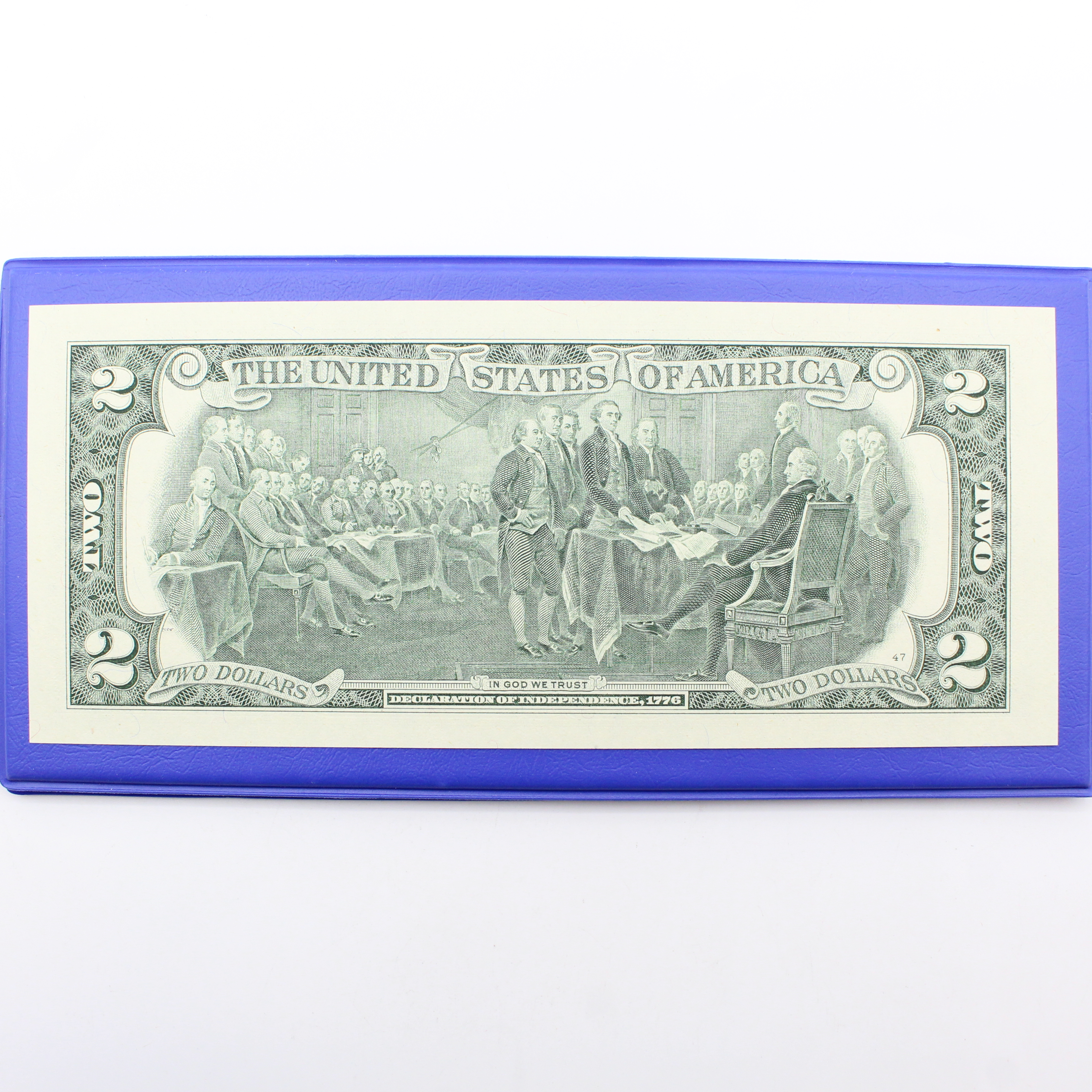 George Washington Commemorative $2 Bank Note Enhanced 1899 $2 Silver ...