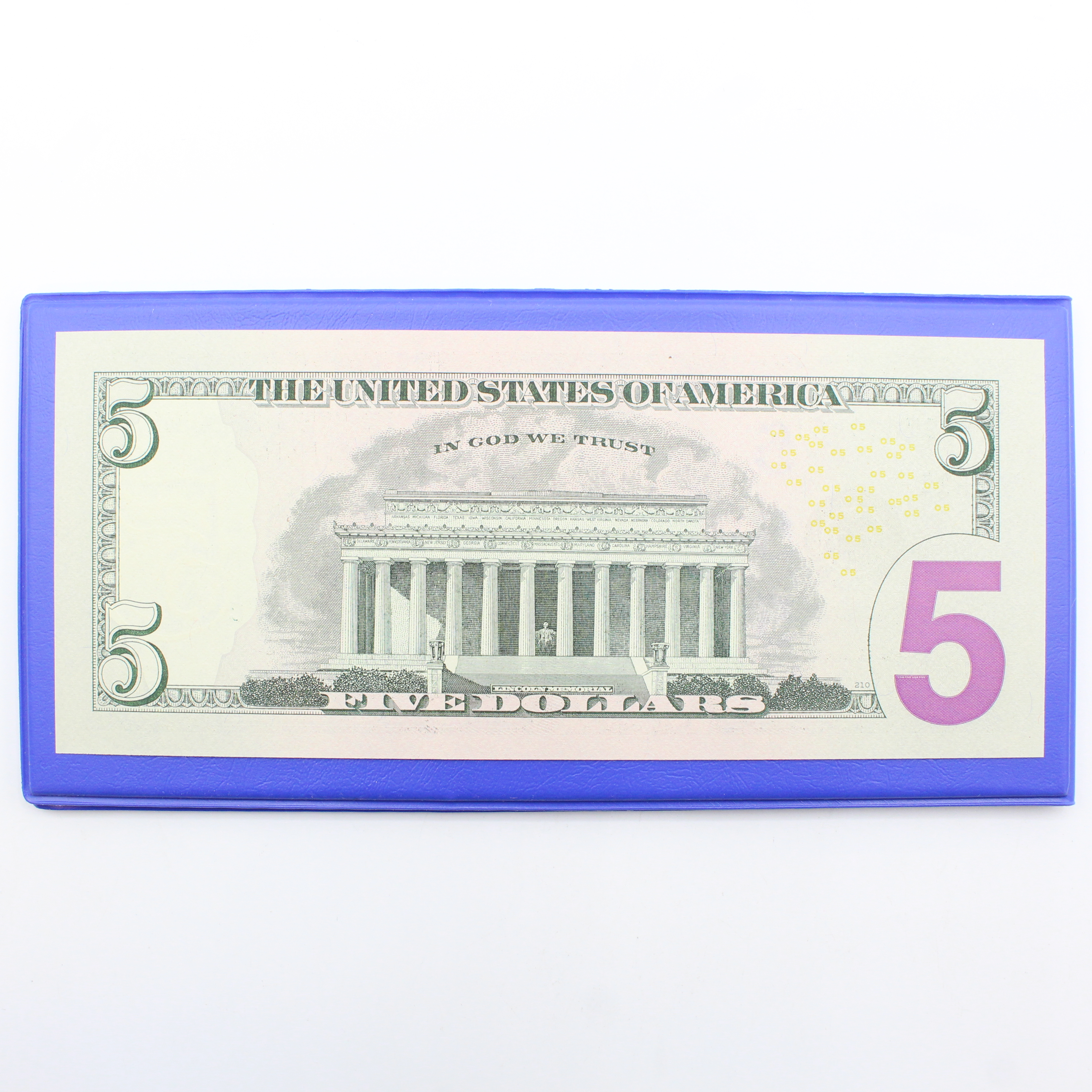 Native American Indian Chief Commemorative $5 Bank Note | Property Room
