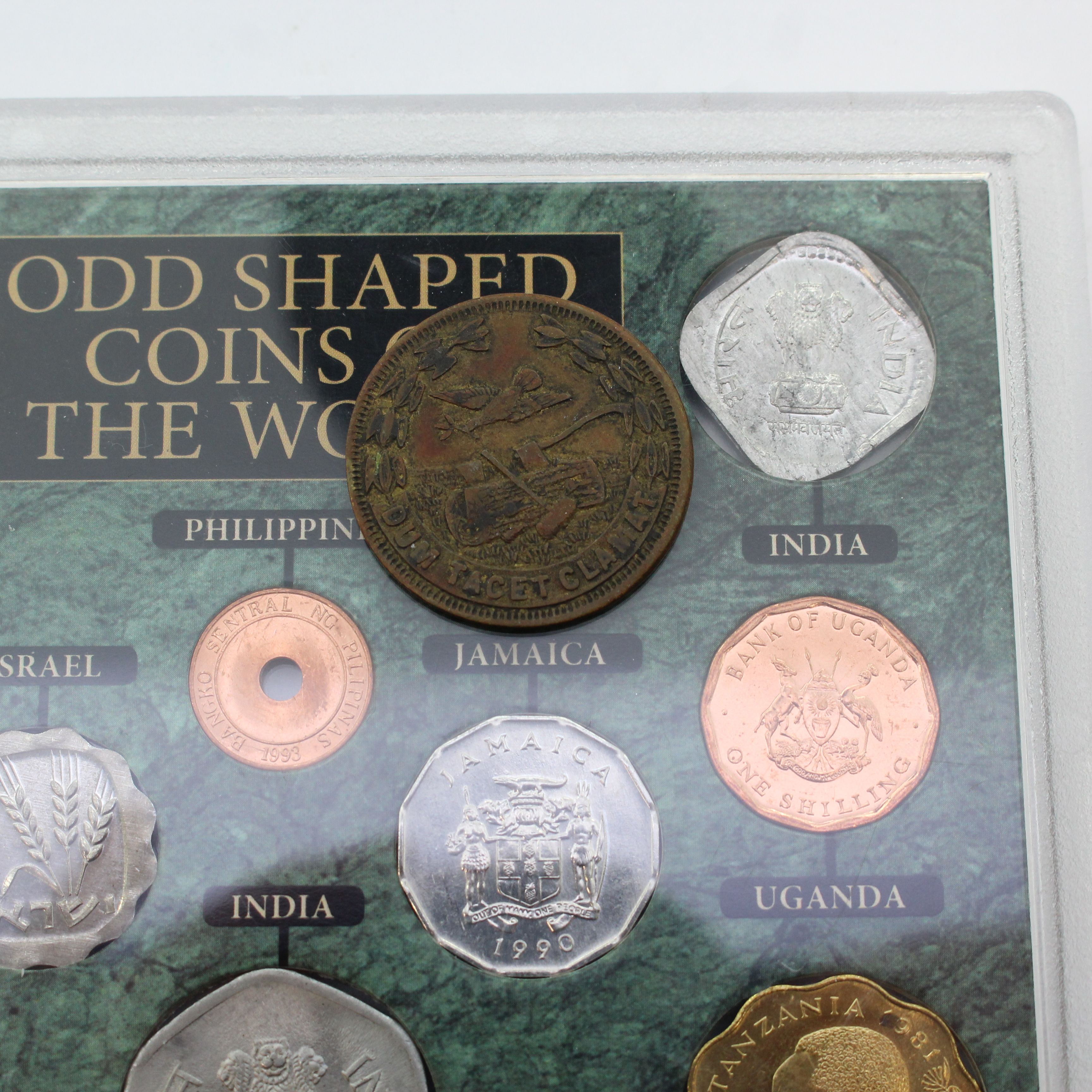 Odd Shaped Coins of the World Set + Woodmen of the World Vintage One ...