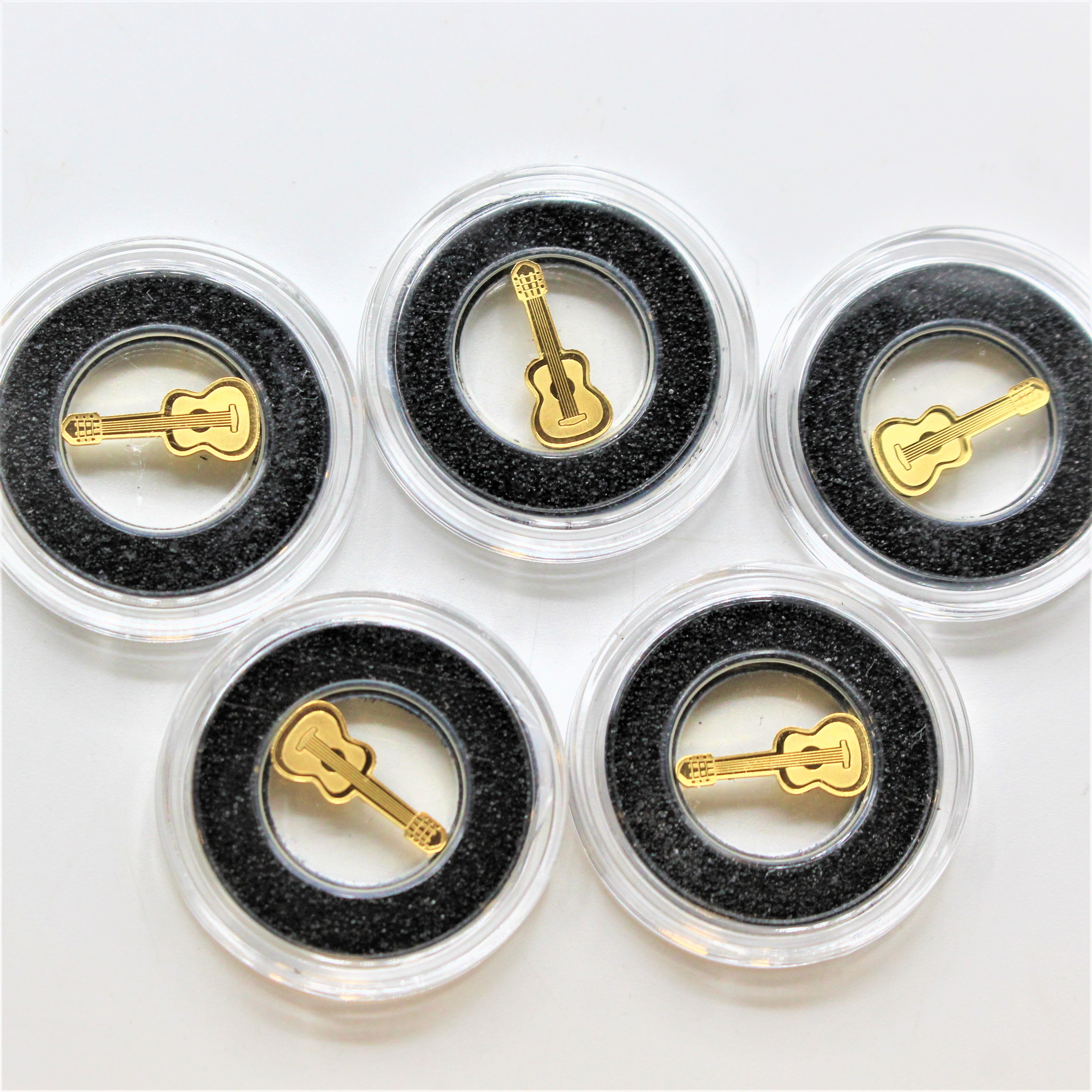 ONE Mini Gold Coin Guitar Shaped Palau | Property Room
