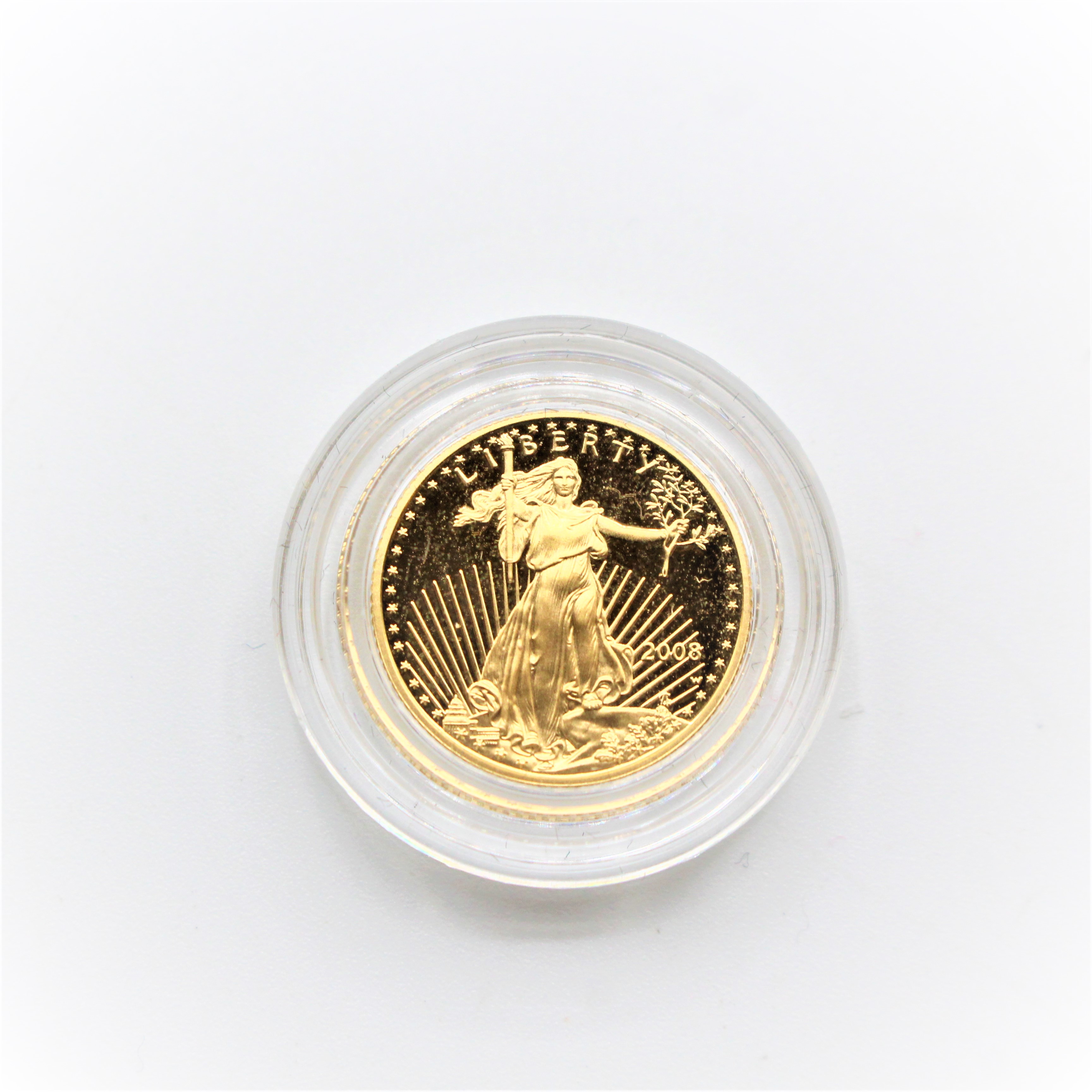 RANDOM DATE 1/10 GOLD American Eagle in Cap | Property Room