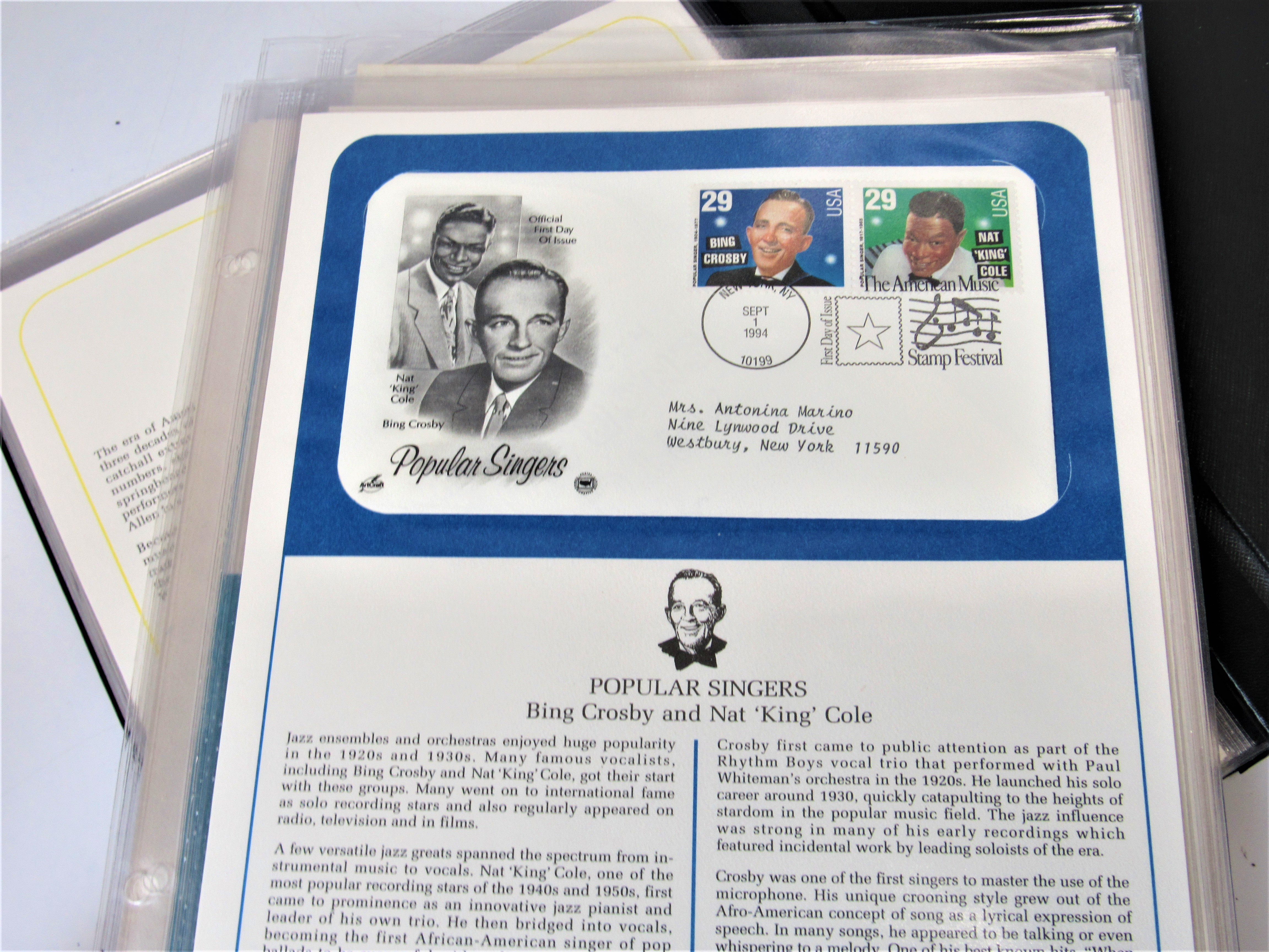 US First Day Covers & Special Covers Stamp Album 19 Pages! | Property Room