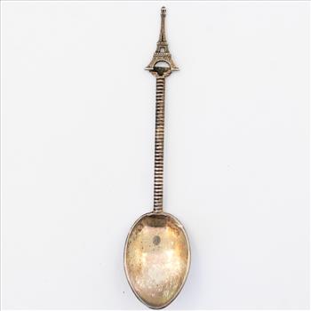 11.38g Sterling Silver Eiffel Tower Paris Collectible Spoon | Property Room