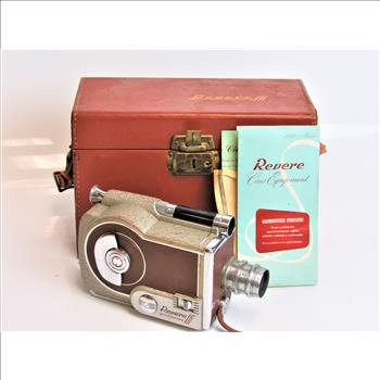 1950s Vintage Revere 16mm Magazine Load Movie Camera with Case ...