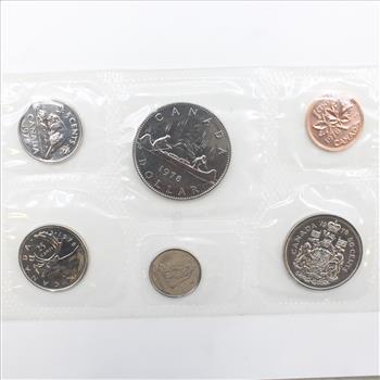 1978 Uncirculated Canadian Mint 6 Coin Set | Property Room