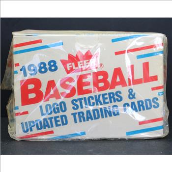 1988 Fleer Baseball Logo Stickers (22) & Trading Cards (132) Unopened ...