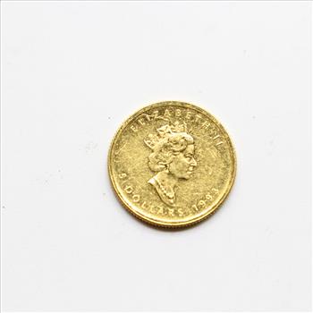 1993 1/10 Gold Maple Coin (J) | Property Room