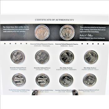 2015 America the Beautiful Quarters Uncirculated Coin Set | Property Room