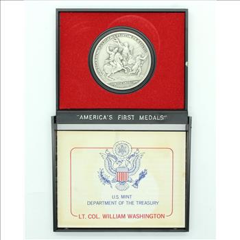 "America's First Medals" Lt. Col. William Washington Pewter Medal ...