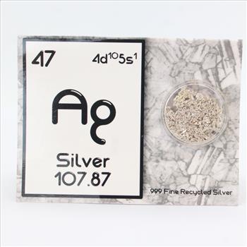 Crystalline .999 Fine Recycled Silver Capsule w/ Card | Property Room