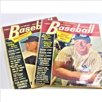 Pair of Vintage Baseball Magazines 1962, 1964 Street & Smith's ...