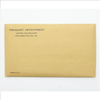 Rare Unopened (Envelope Still Sealed) 1955 Silver Proof Set - Very Low ...