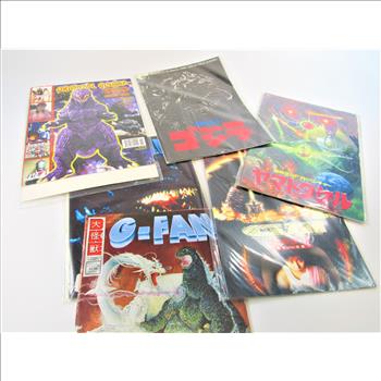 Set of 6 Japanese/American Godzilla Magazines G-Fan Etc (EE) | Property ...
