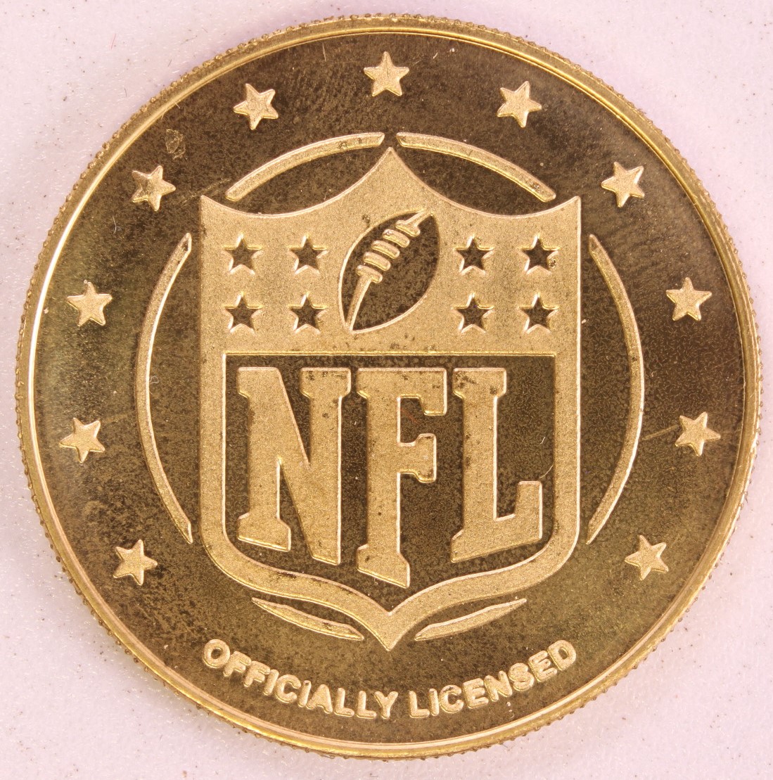 NFL 50th Super Bowl Commemorative Bronze Medallion | Property Room