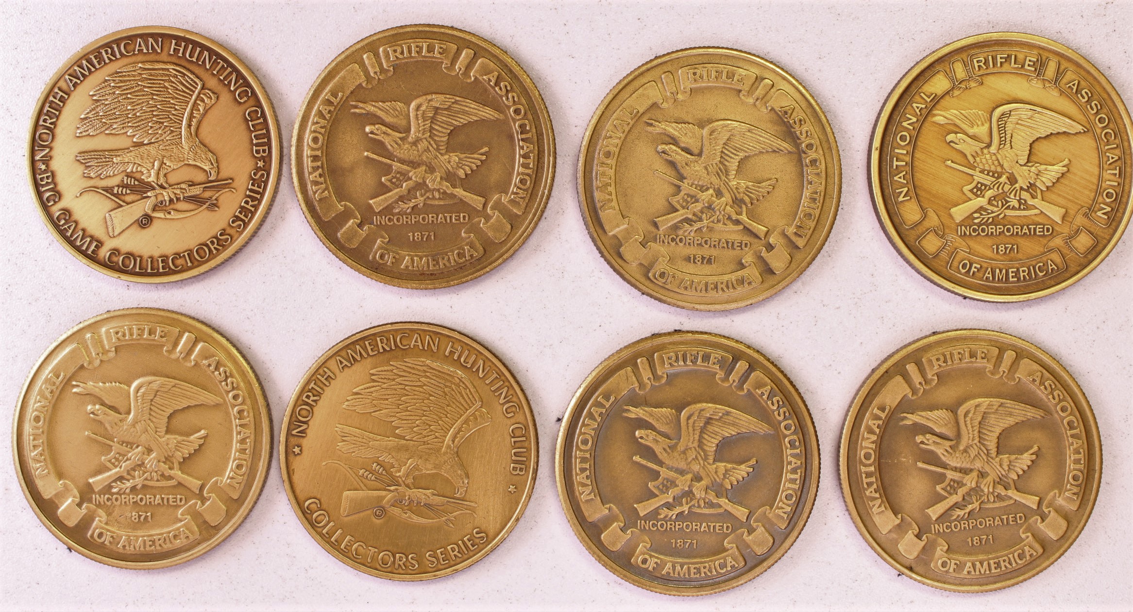 National Rifle Association Classic Collector's Series Bronze Tokens Set ...