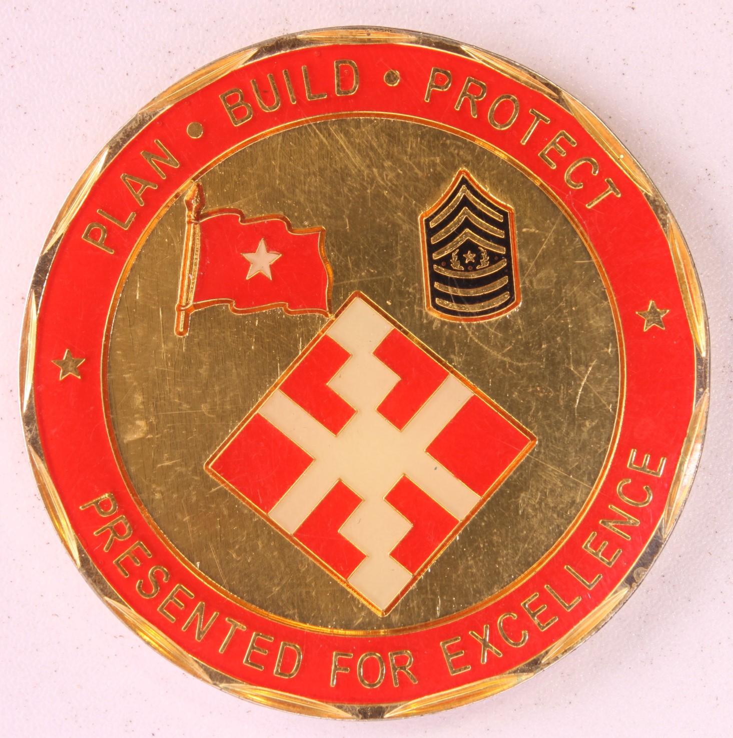 US Army 411th Engineer Brigade Challenge Coin | Property Room
