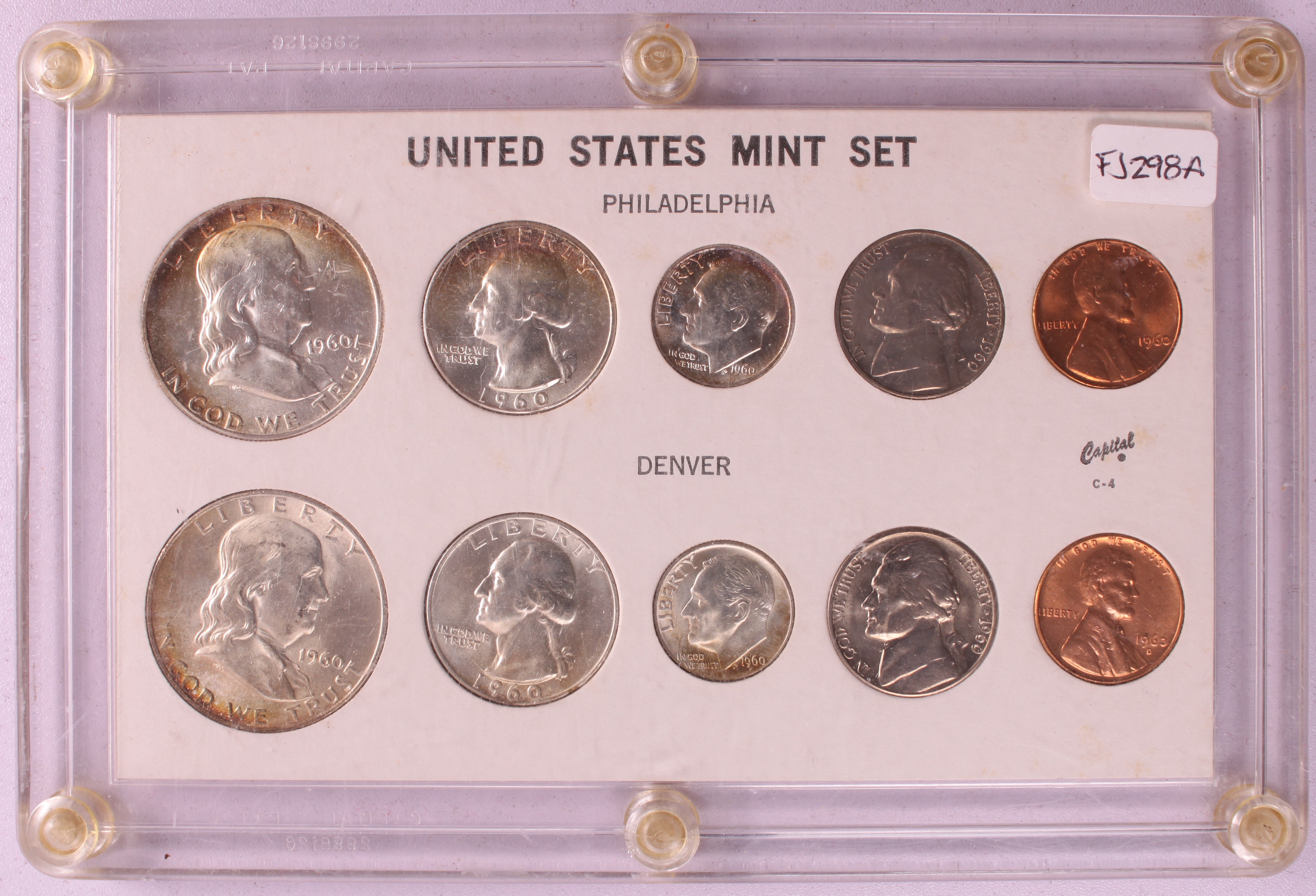 1960 US Mint Set Philadelphia and Denver Coin Mint Set | Property Room