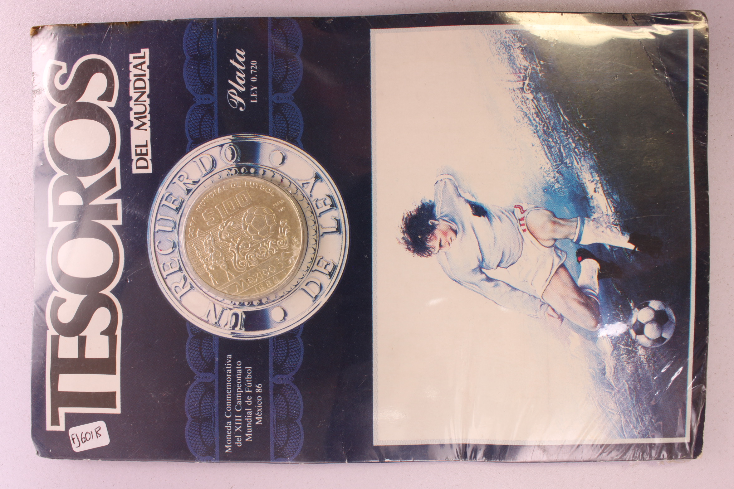 1986 Mexico Silver .720 Tesoros Del Mundial World Cup Commemorative ...