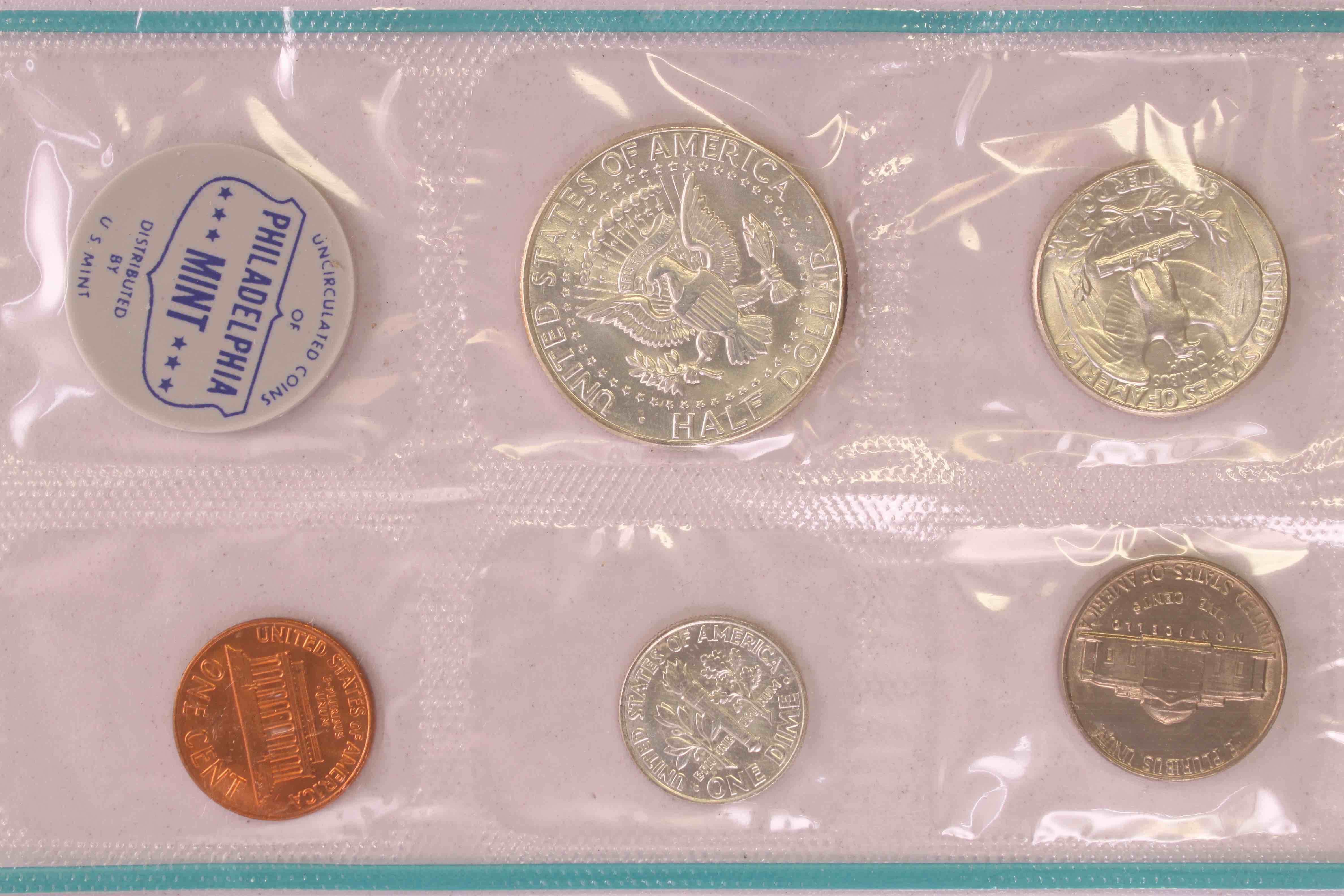 1964 US Mint Set Philadelphia and Denver Coin Mint Set | Property Room
