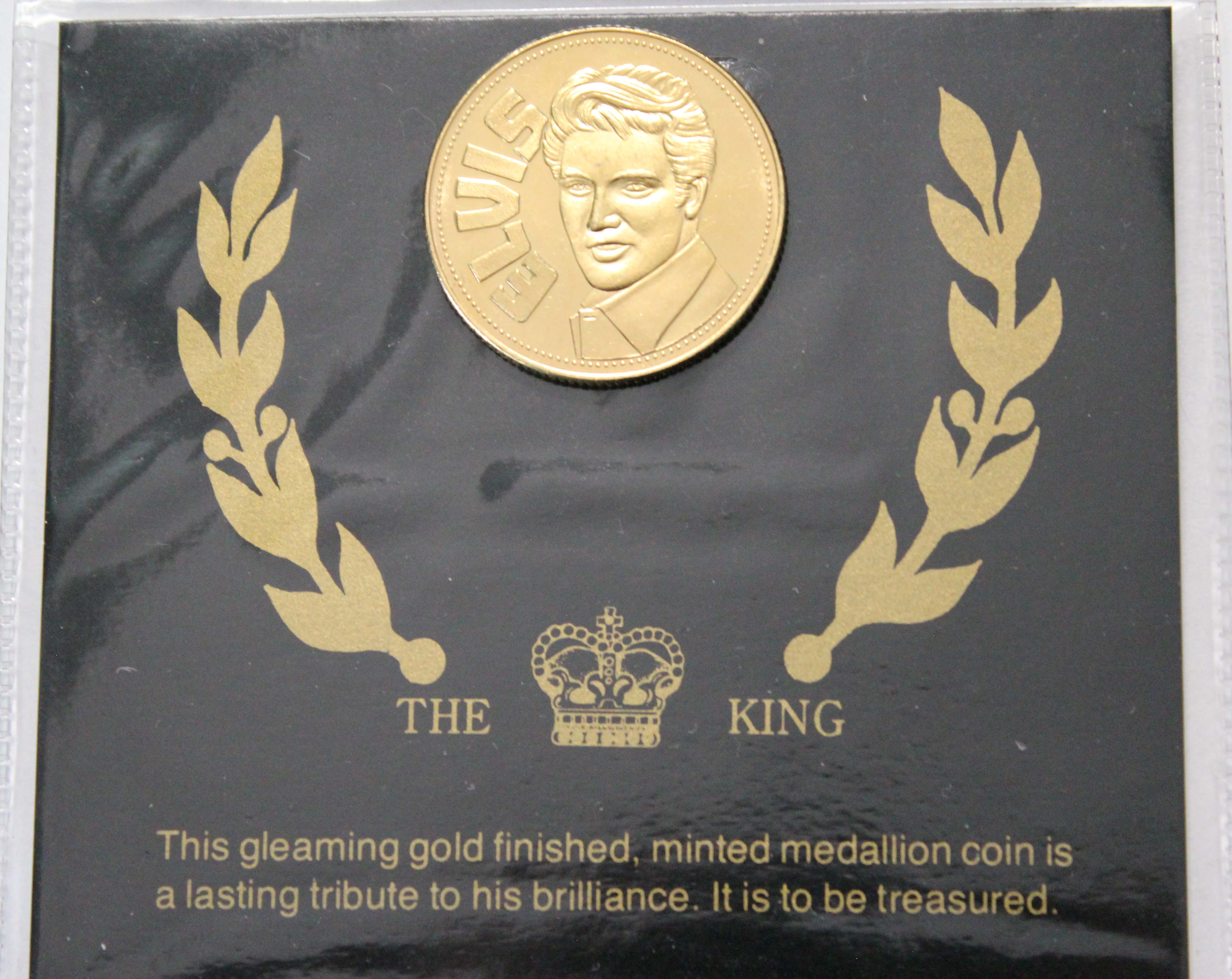 The King - Elvis Presley Official Commemorative Medallion | Property Room