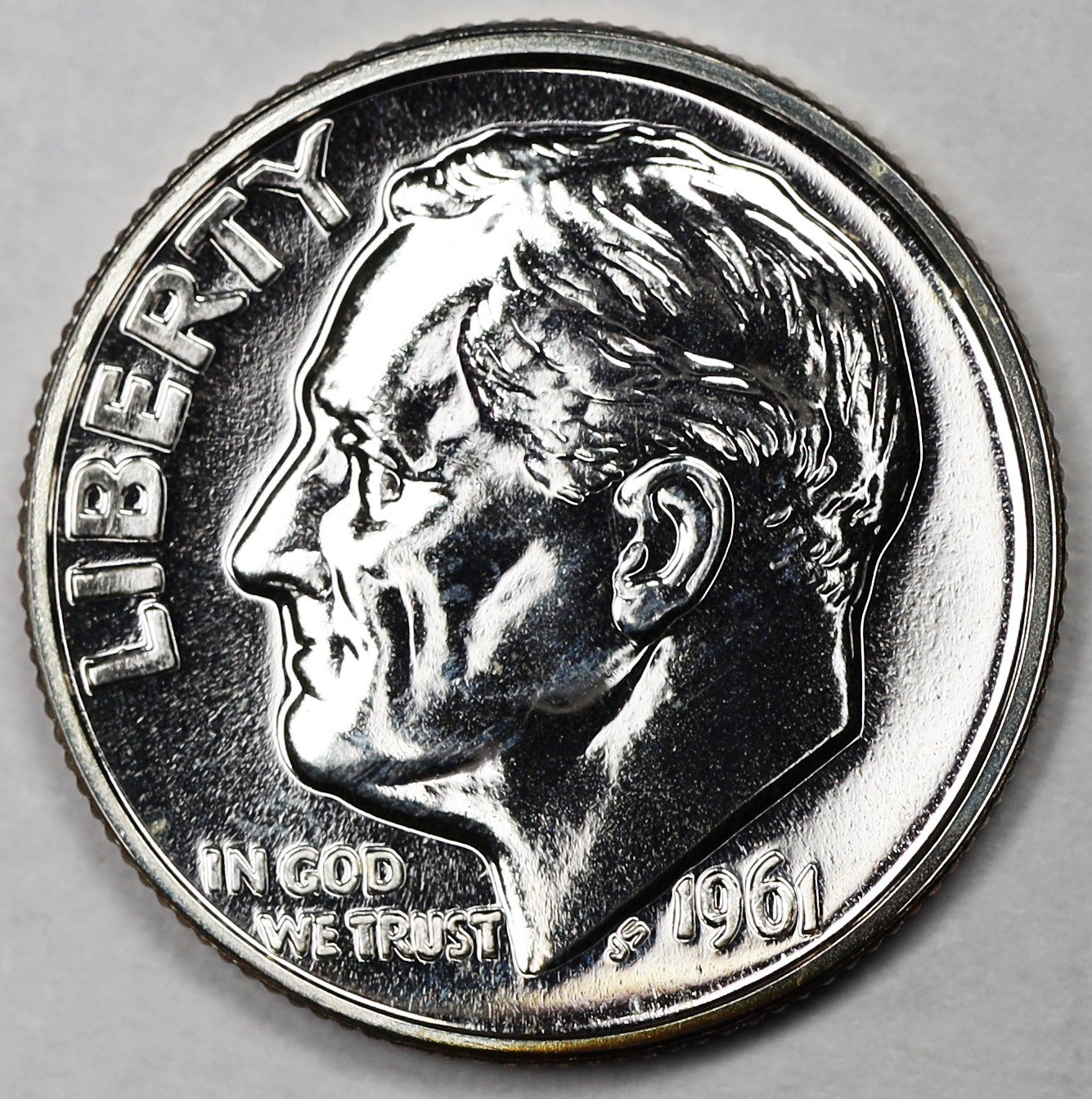 1961 Silver PROOF Roosevelt Dime | Property Room