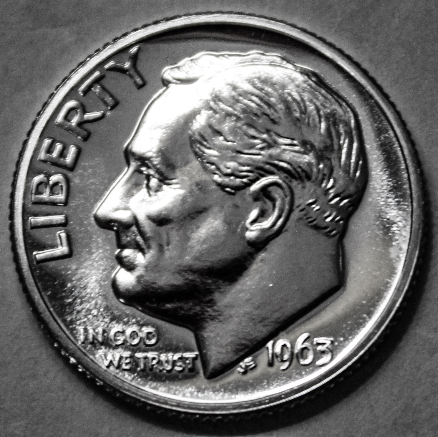 1963 Gem Proof Roosevelt Dime | Property Room
