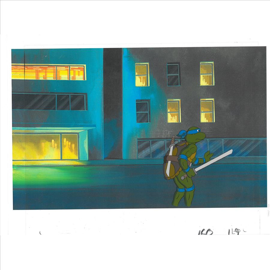 TMNT - Leonardo Production Cel with Matching Drawing | Property Room
