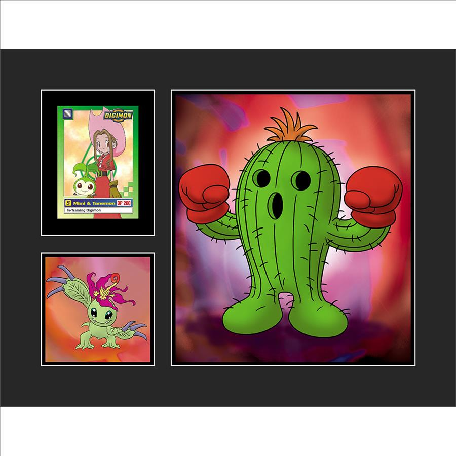 Digimon Lithograph Mimi-Togemon with Set of NEW Trading Cards ...