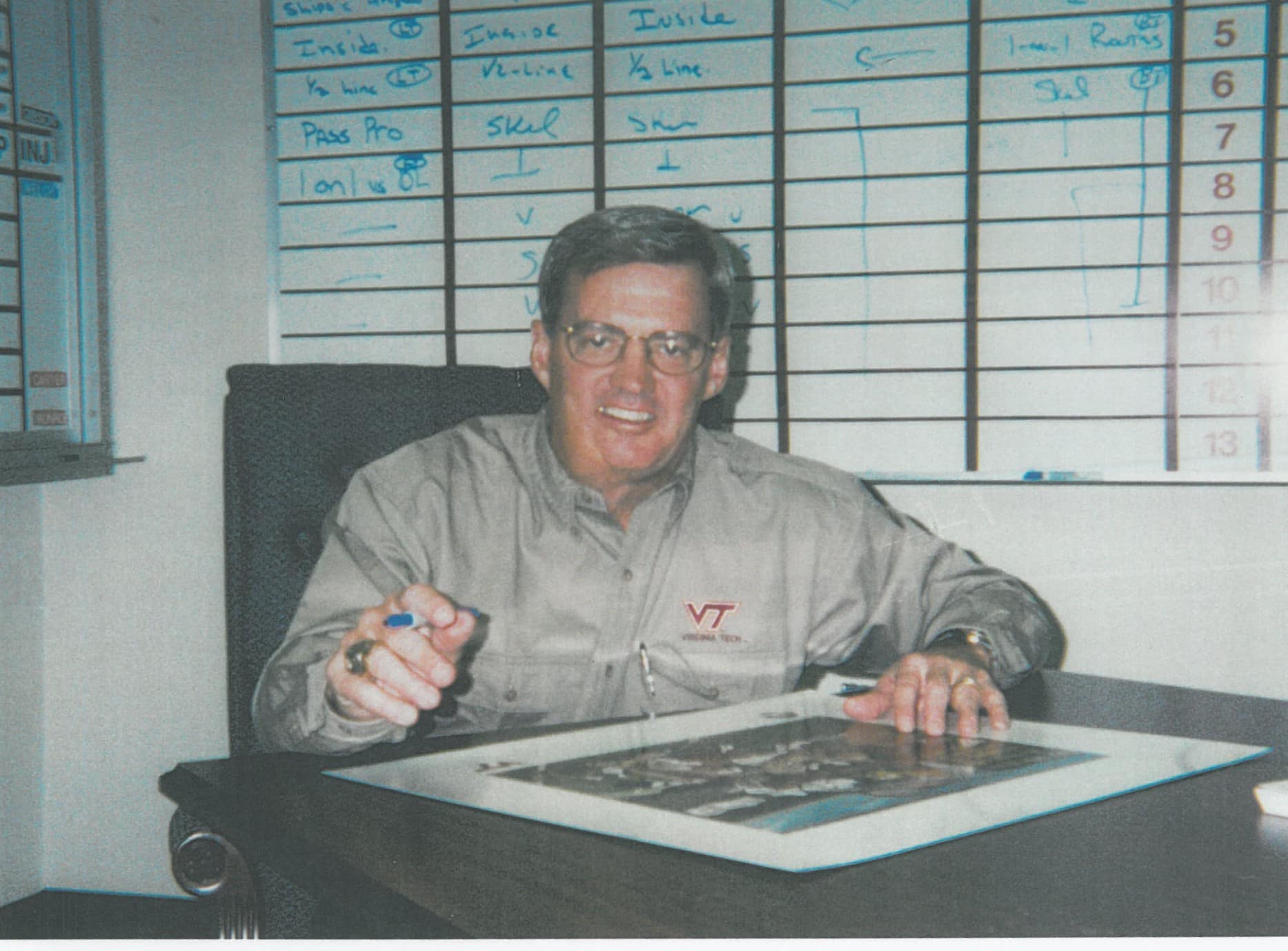 Virginia Tech - Frank Beamer Signed Looney Tunes LE Lithograph ...