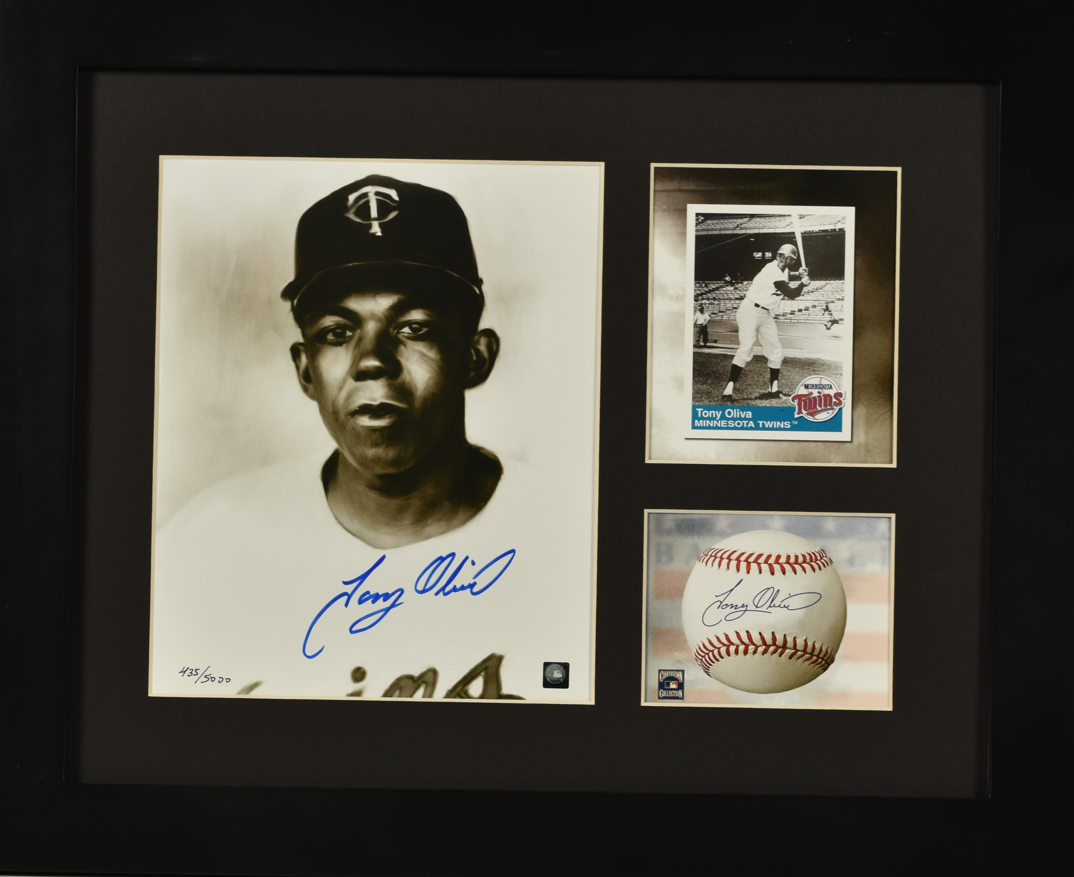 Signed Tony Oliva - Minnesota Twins Framed LE Lithograph | Property Room