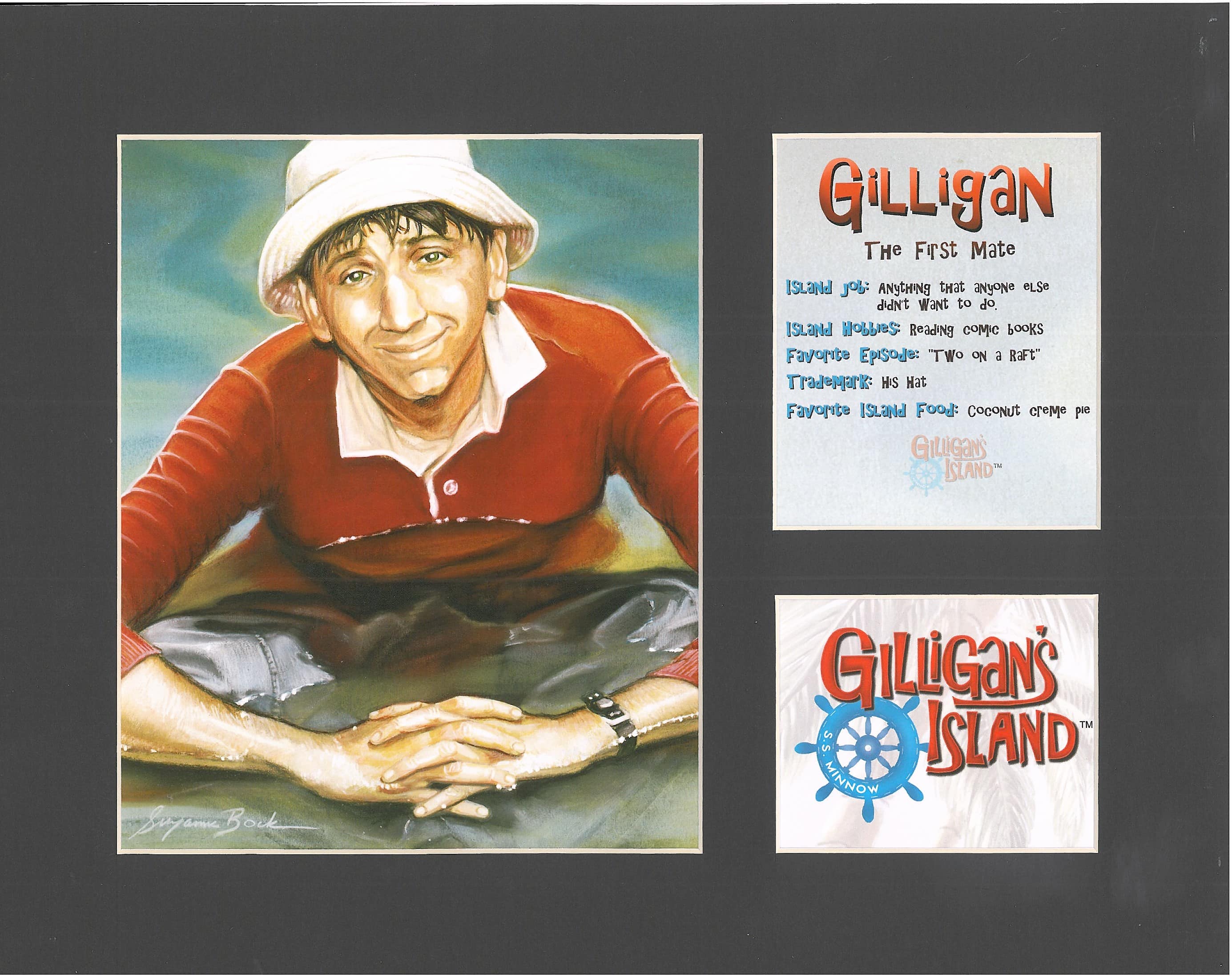 Gilligan's Island - Gilligan Licensed Lithograph | Property Room