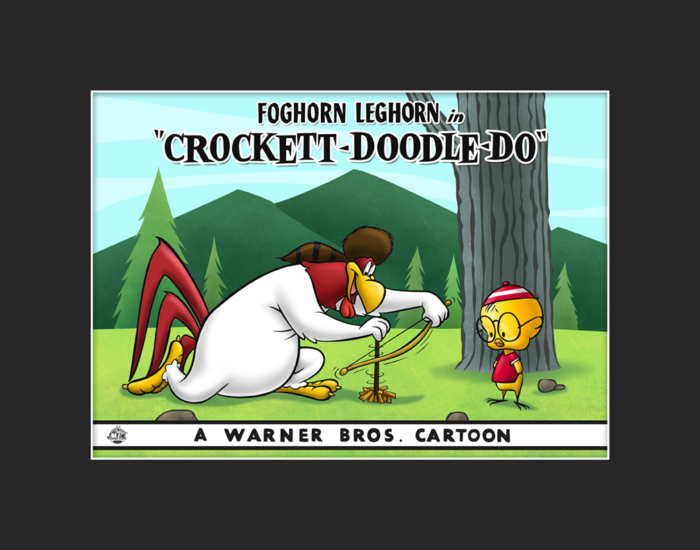 Foghorn And Egghead LE Lithograph Property Room foghorn-and-egghead-le-lithograph-property-room