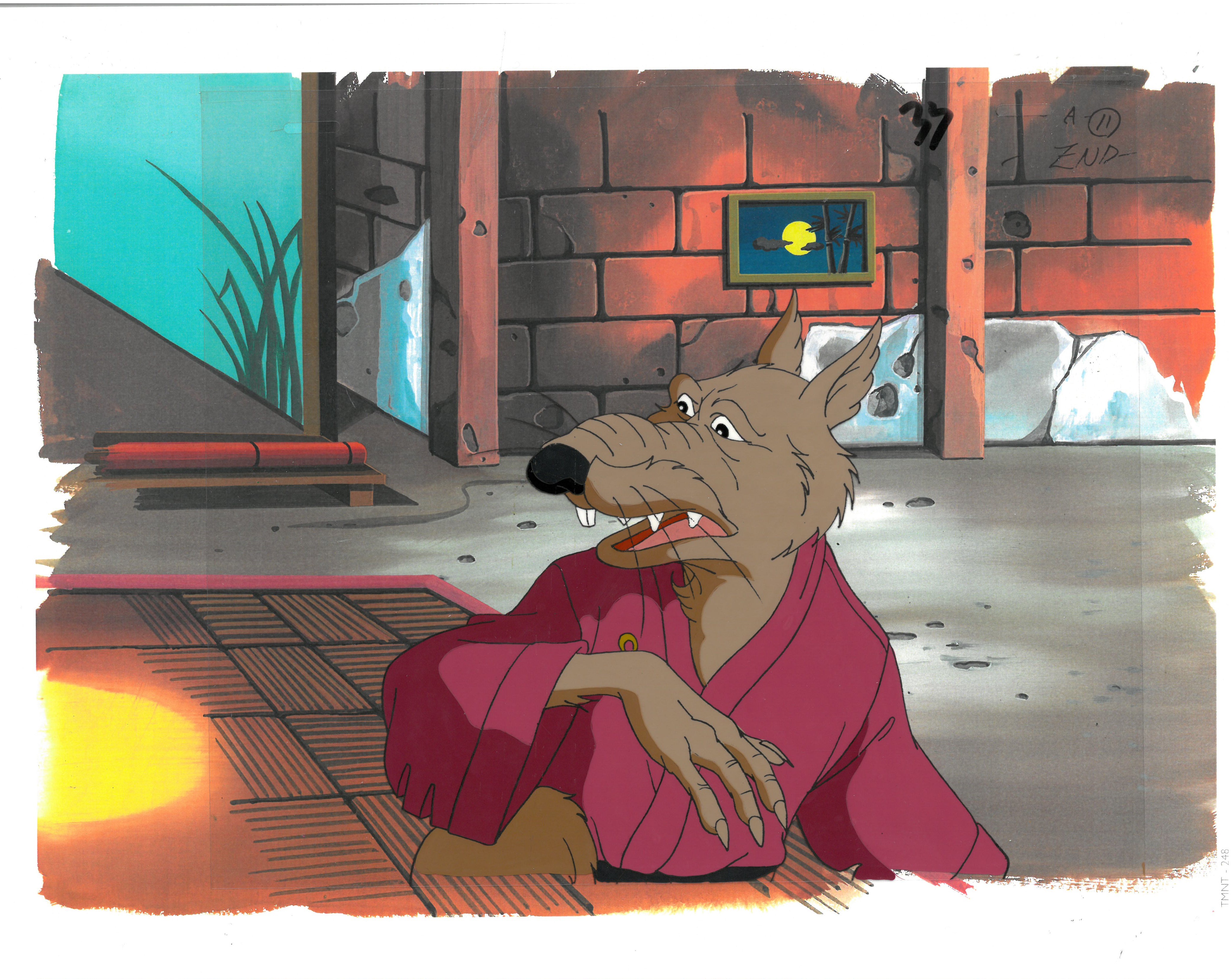 Splinter of (TMNT) Turtles- Original Production Cel | Property Room