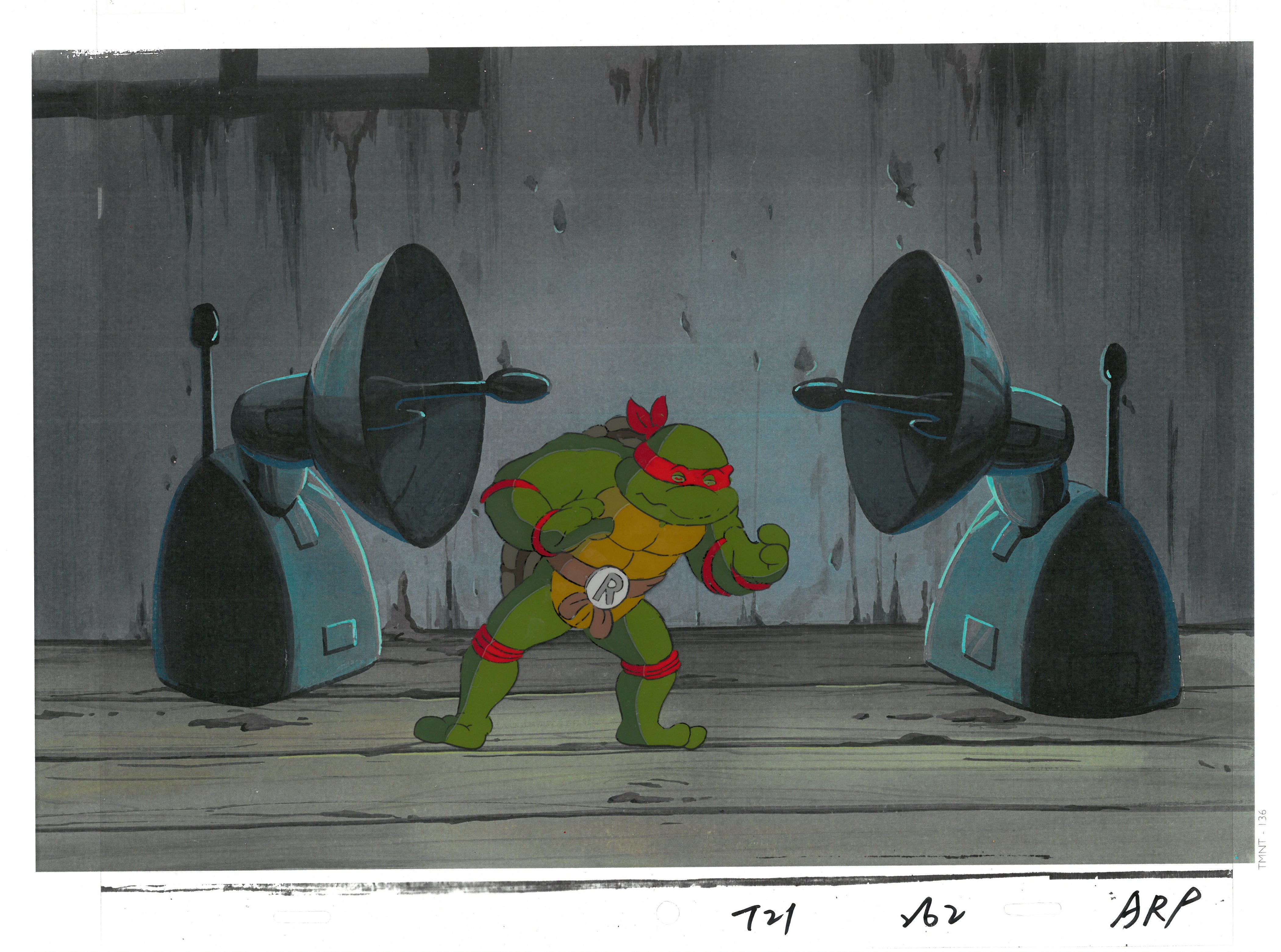 Raphael of (TMNT) Turtles - Original Production Cel | Property Room
