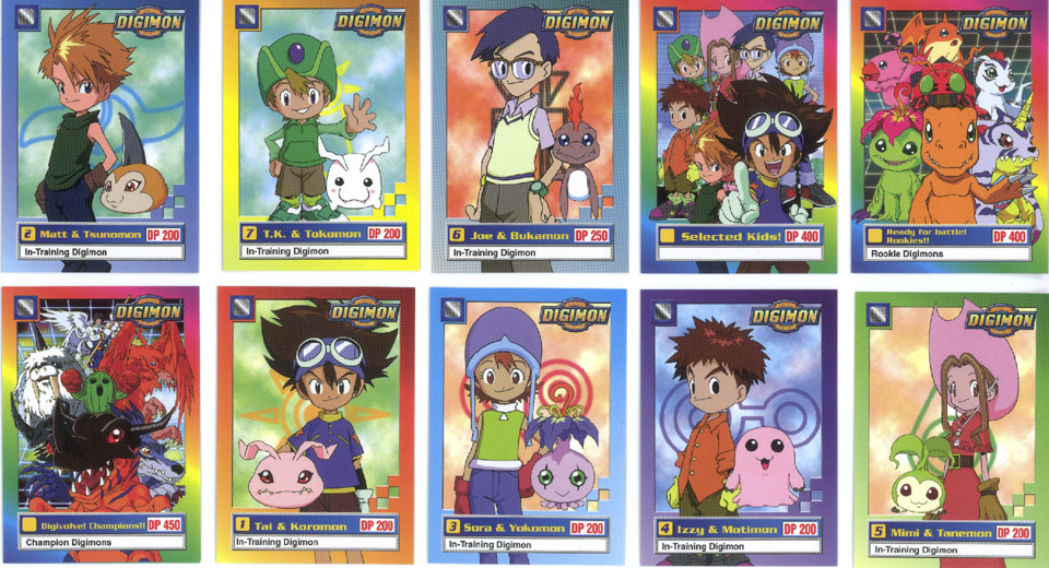 Digimon Lithograph Mimi-Togemon with Set of NEW Trading Cards ...