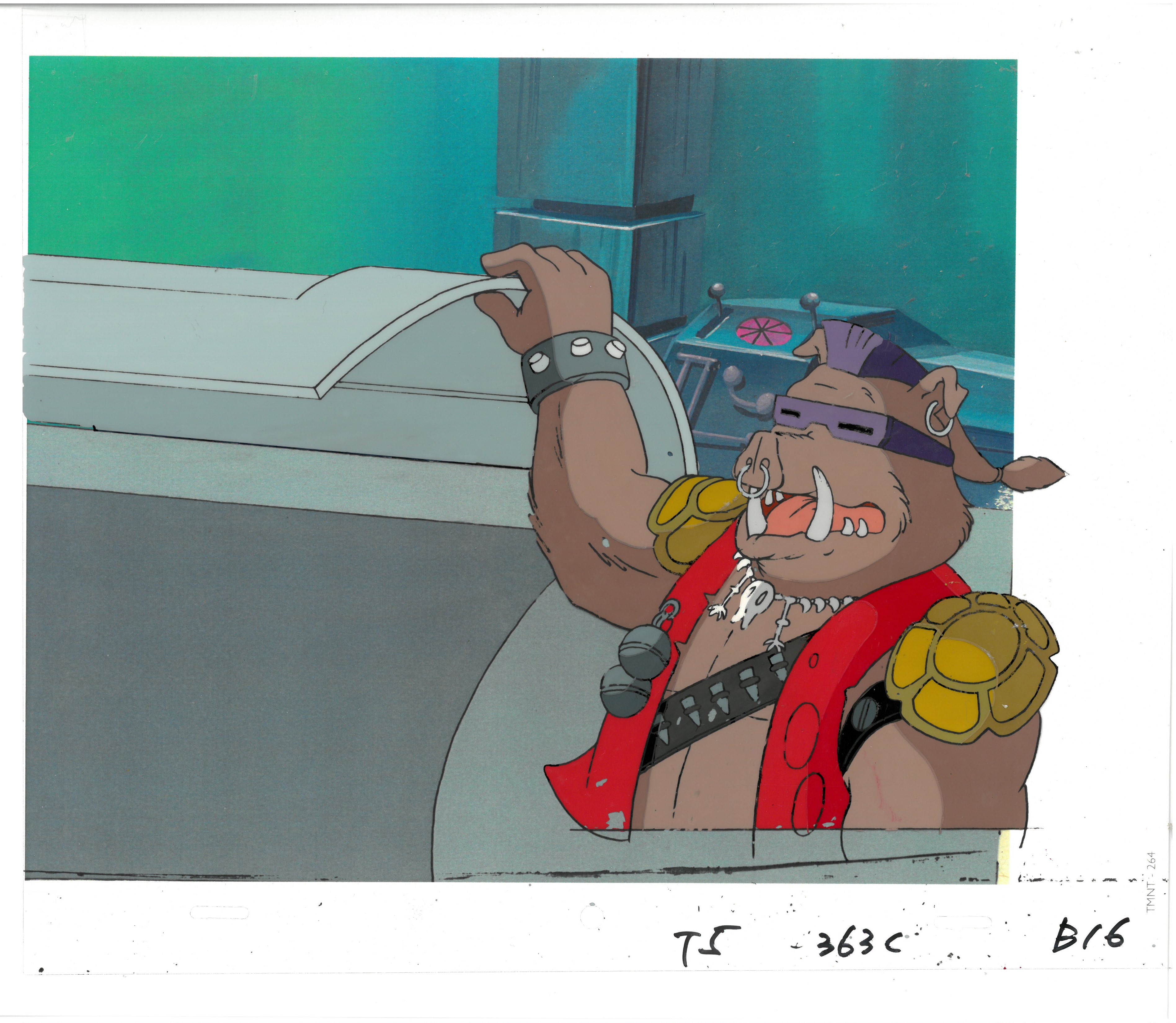 Bebop of (TMNT) Turtles- Original Production Cel | Property Room