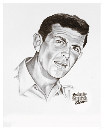 3 Andy Griffith Show Fine Art Sketches | Property Room