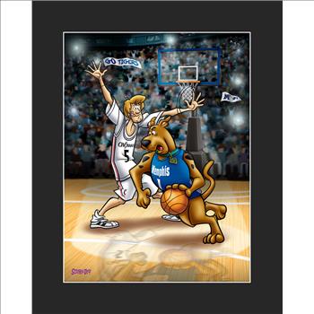 Memphis Basketball Scooby-Doo Themed Fine Art Lithograph | Property Room